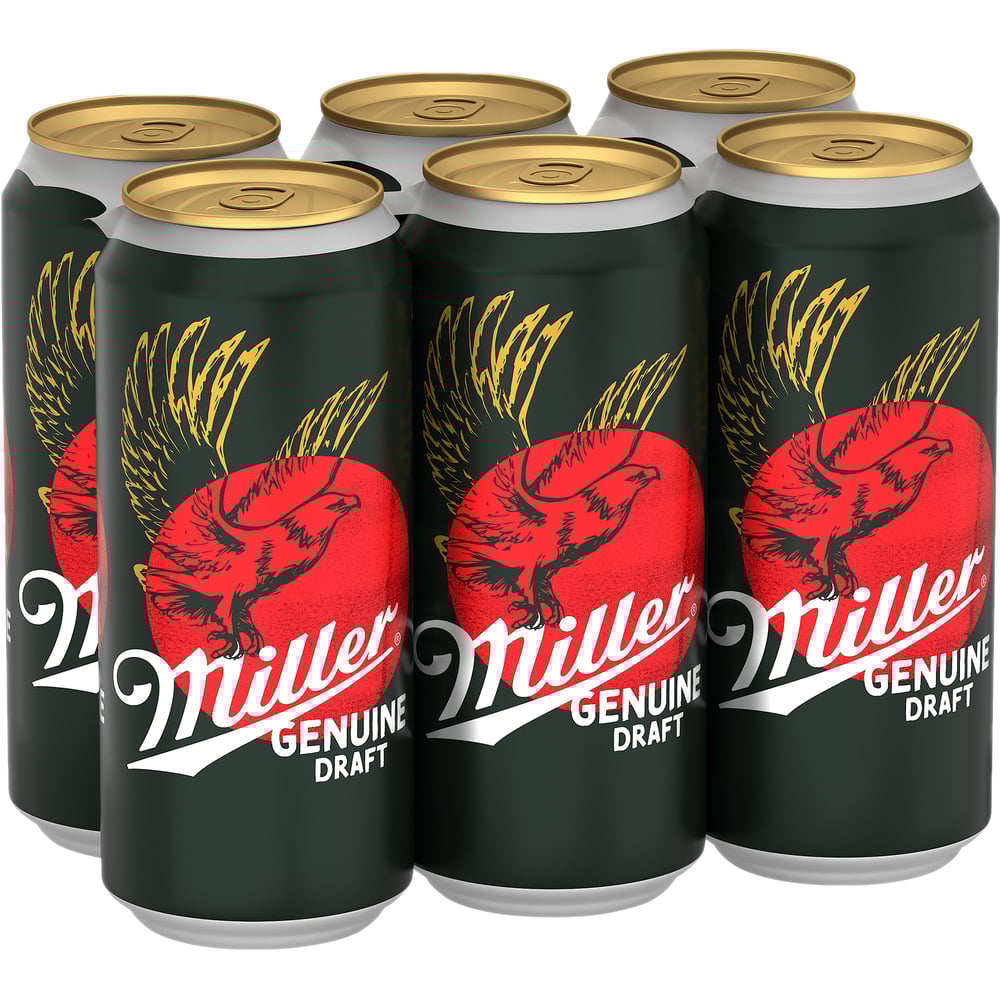 miller draft beer cans