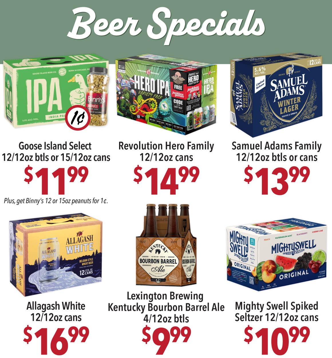 Binny's Weekly Sale Ad