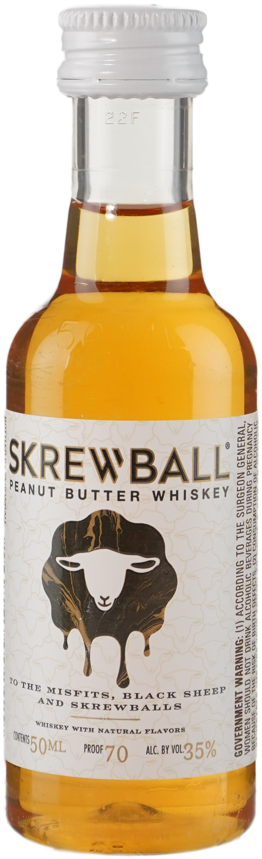 Skrewball Peanut Butter Whiskey | 50 ml Bottle