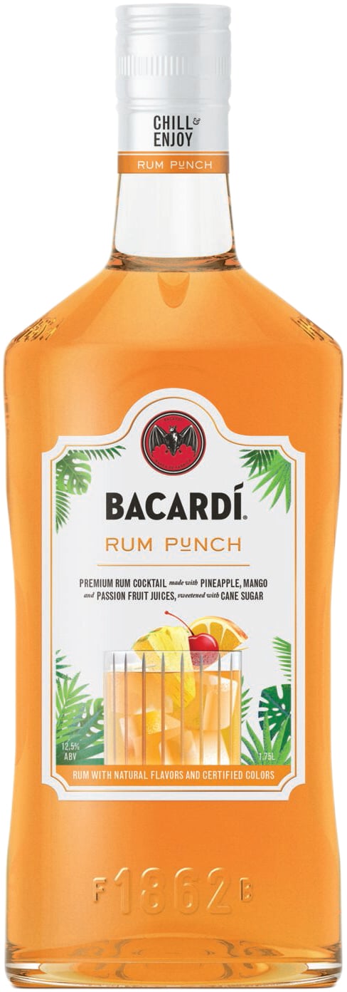 Bacardi Rum Punch RTS | 1.75 L Bottle