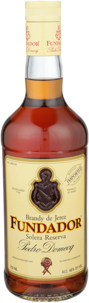 Pedro Domecq Fundador Solera Reserva Brandy | 750 ml Bottle