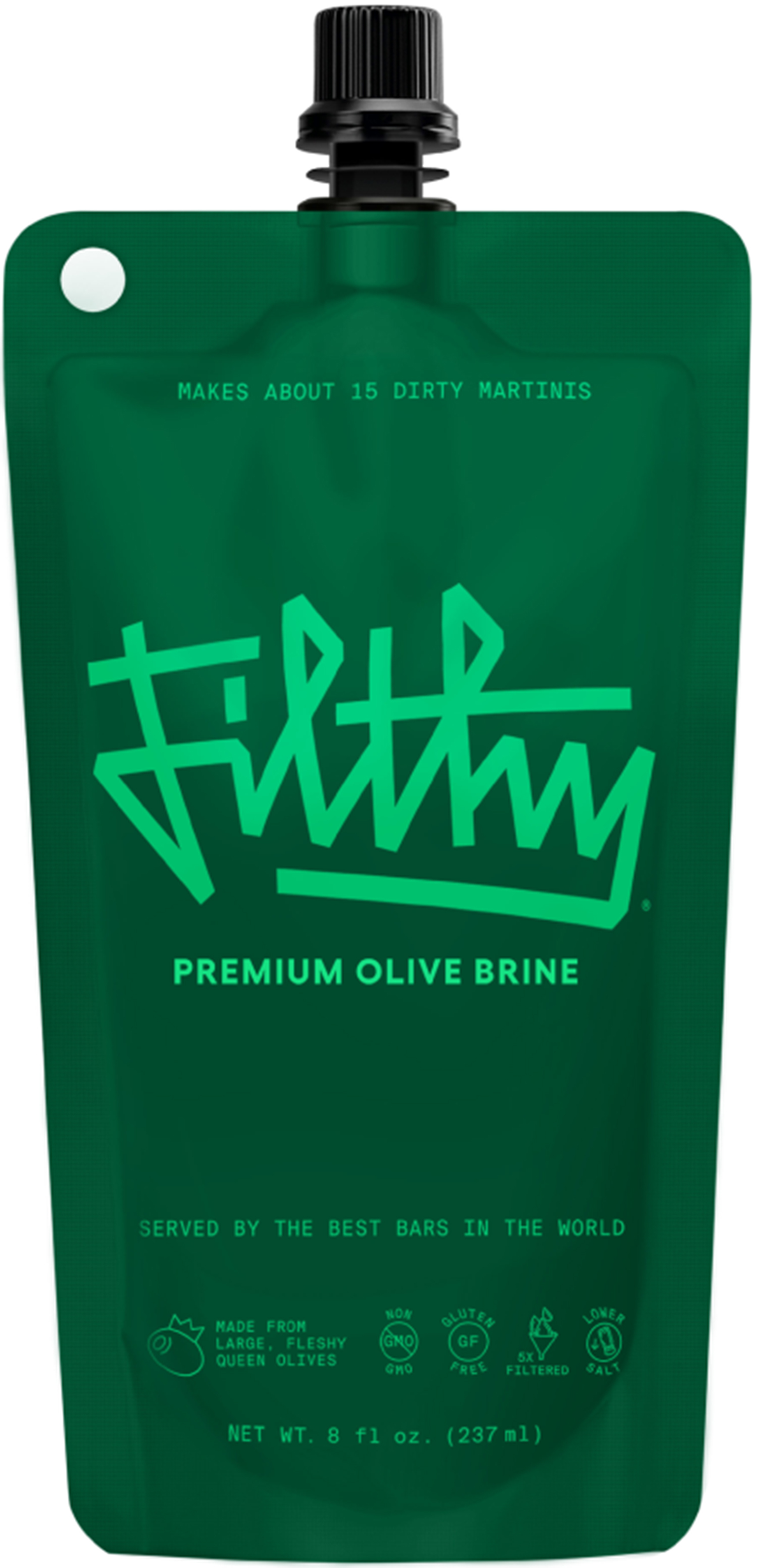 Filthy Olive Brine Pouch Caddy | 8 oz Pouch