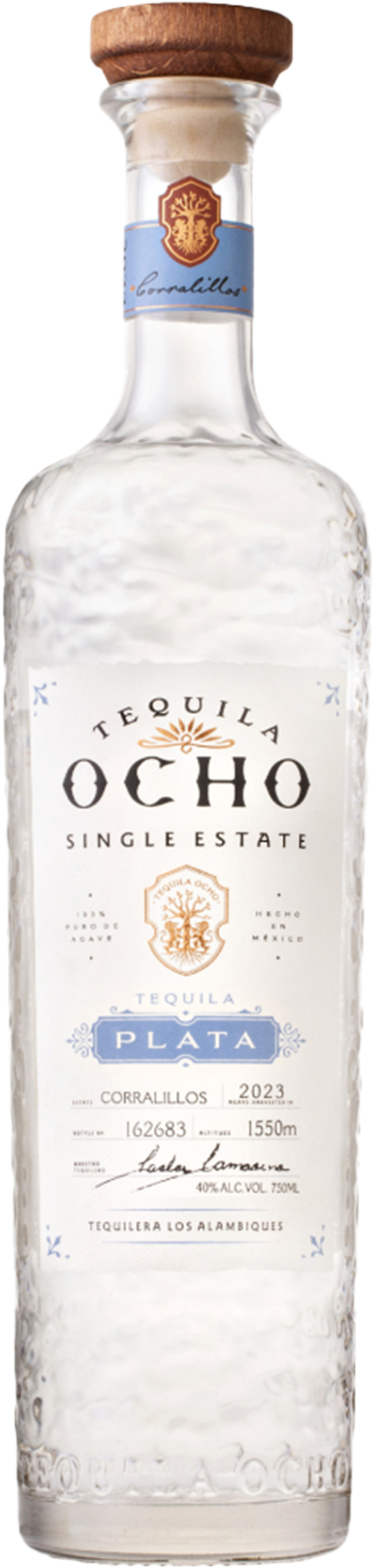 Tequila Ocho Plata | 750 ml Bottle