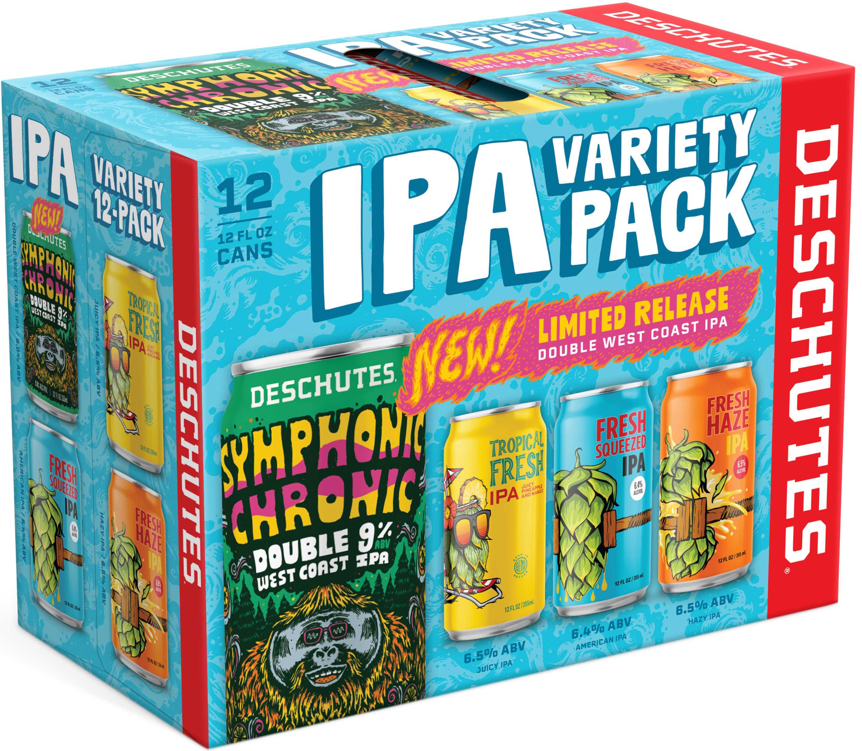 Deschutes Variety Pack | 12 pack of 12 oz Can