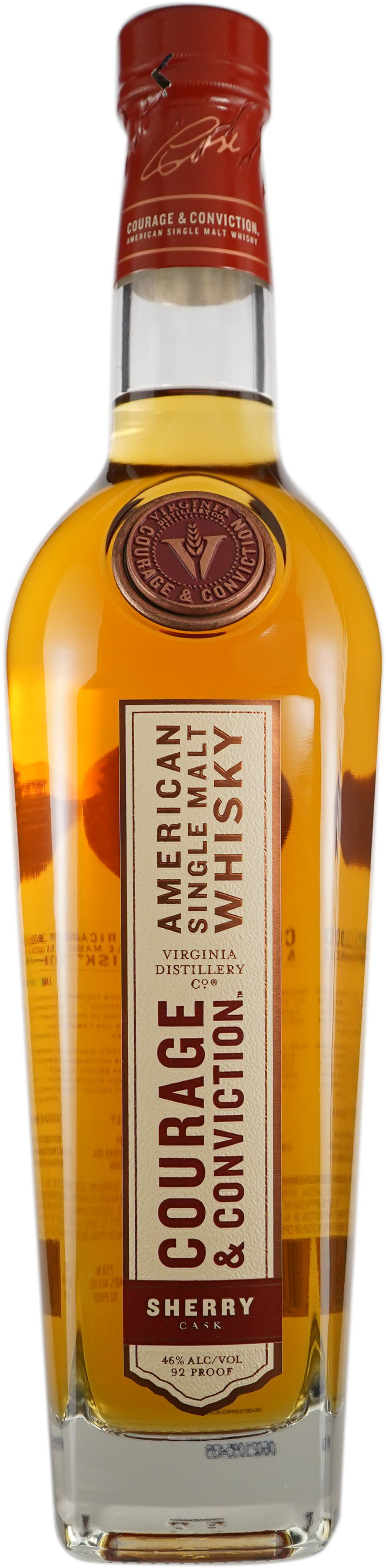 Virginia Distillery Company Courage & Conviction Sherry Cask Finish ...