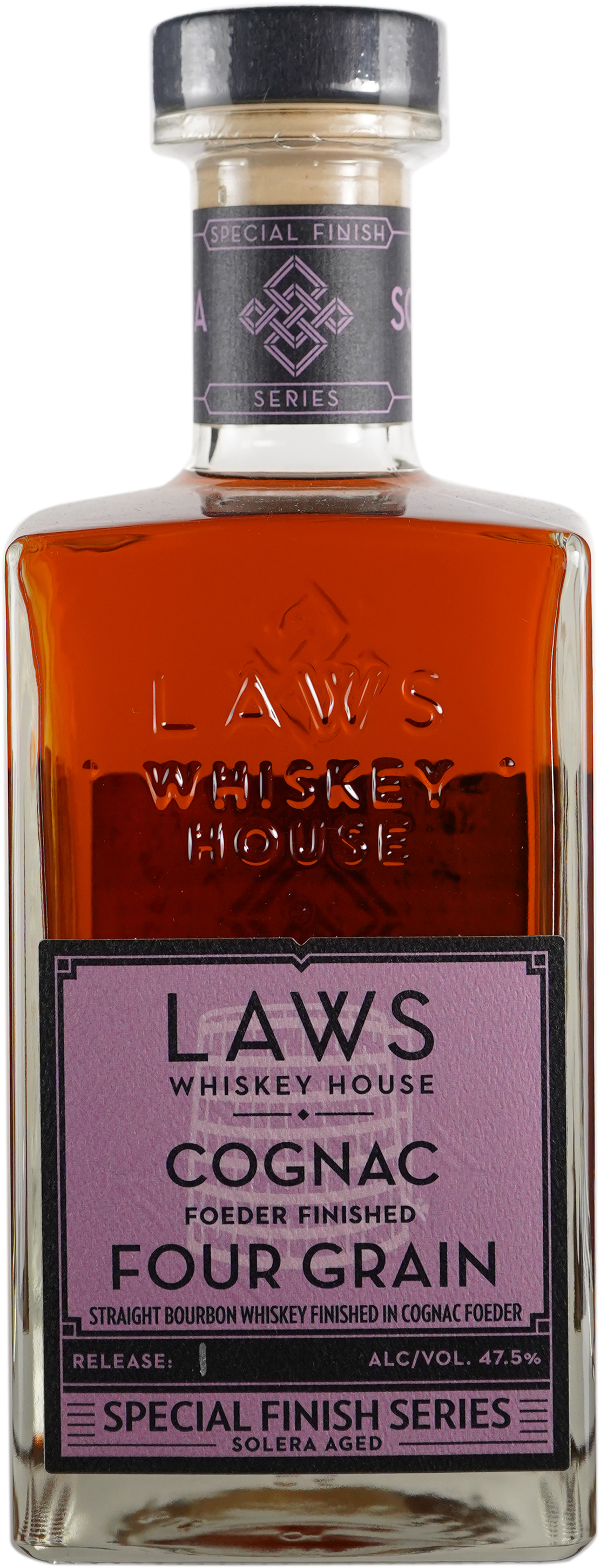Laws Whiskey House Four Grain Straight Bourbon Single Barrel # 1208 ...