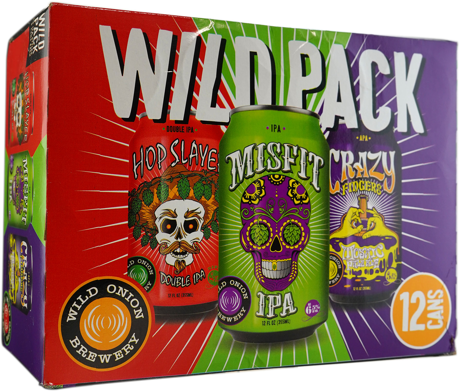 Wild Onion Wild Pack Variety | 12 pack of 12 oz Can