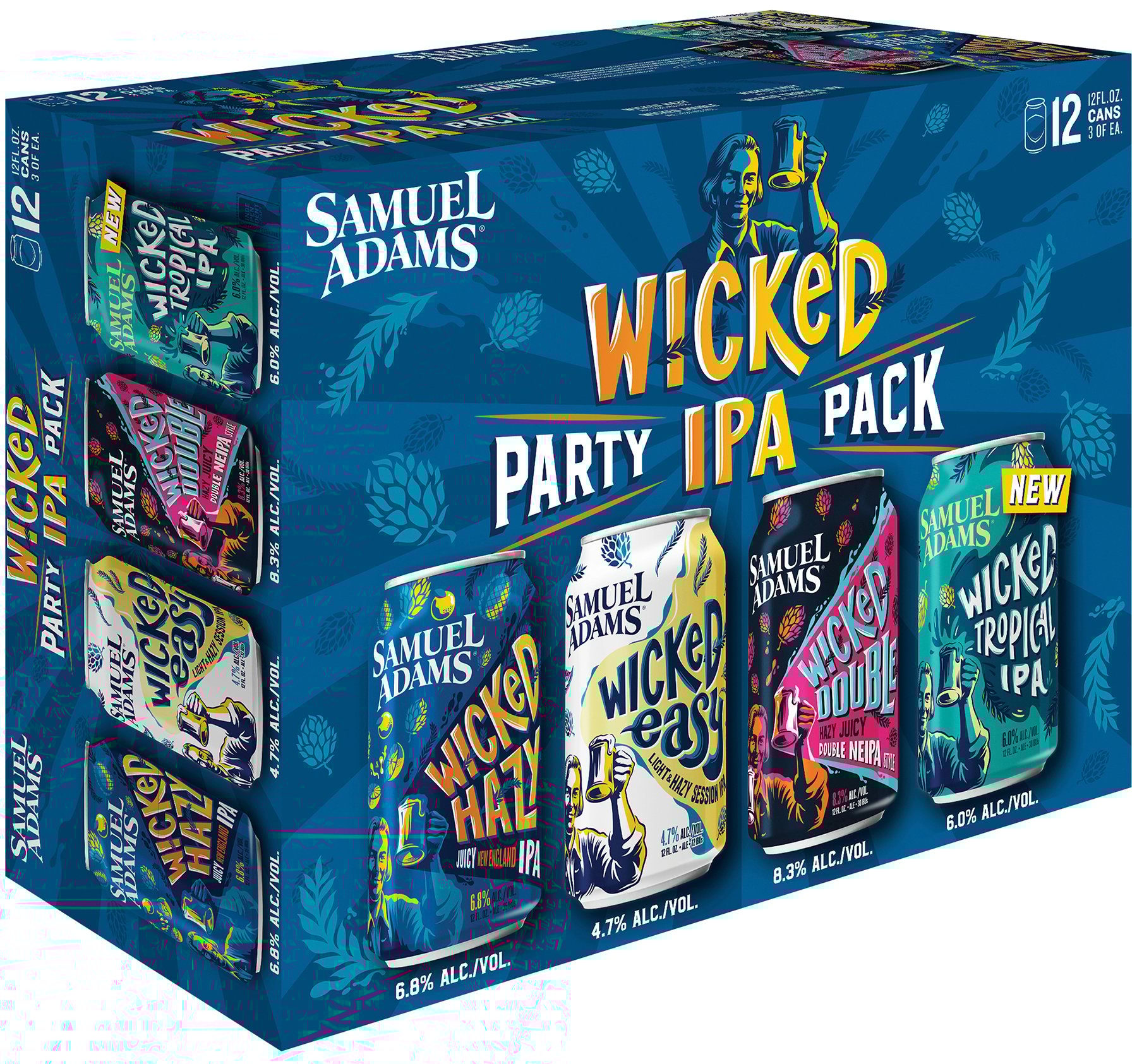 Samuel Adams Wicked Variety Pack | 12 pack of 12 oz Can
