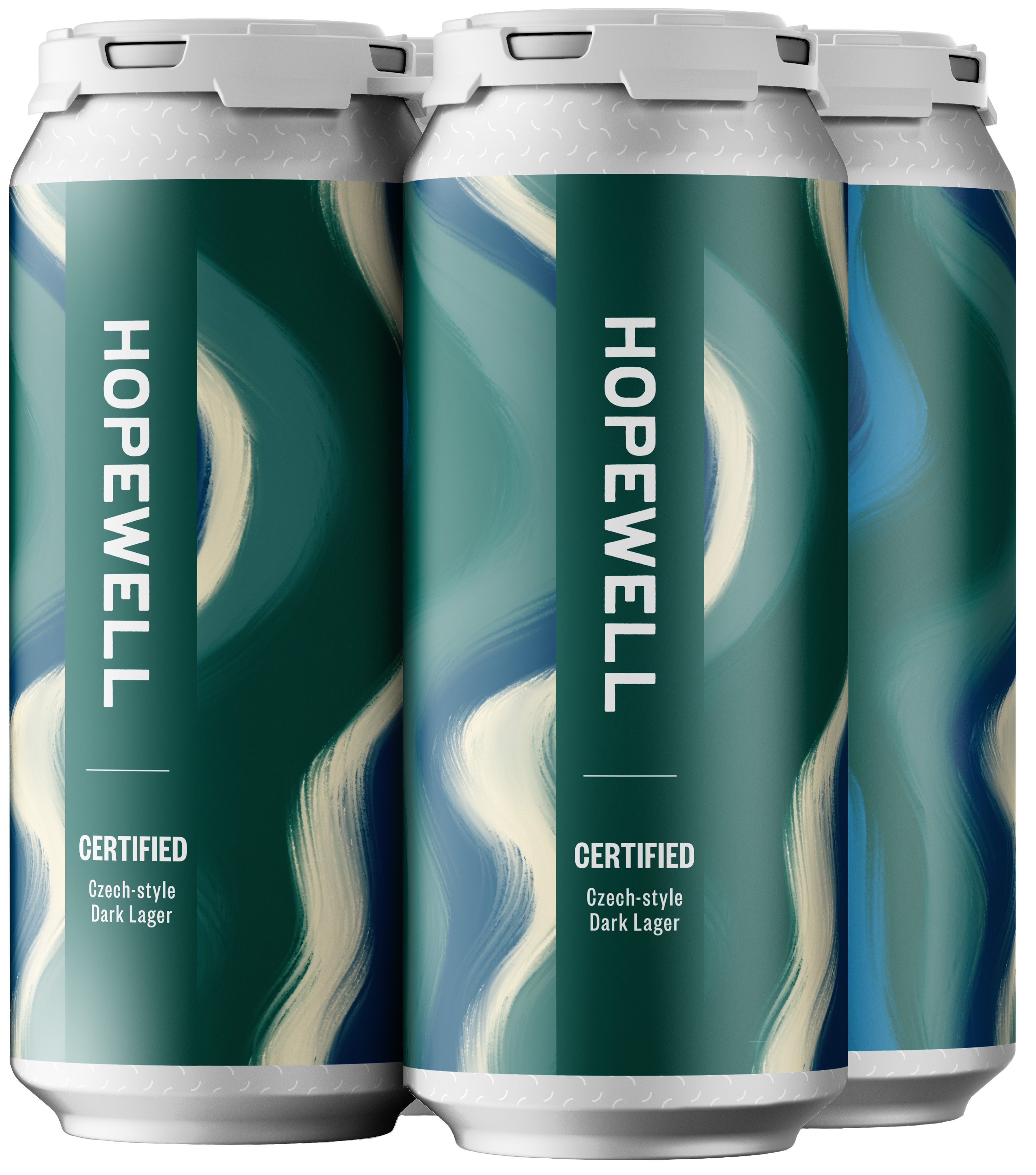 Hopewell Certified Czech Dark Lager | 4 pack of 16 oz Can