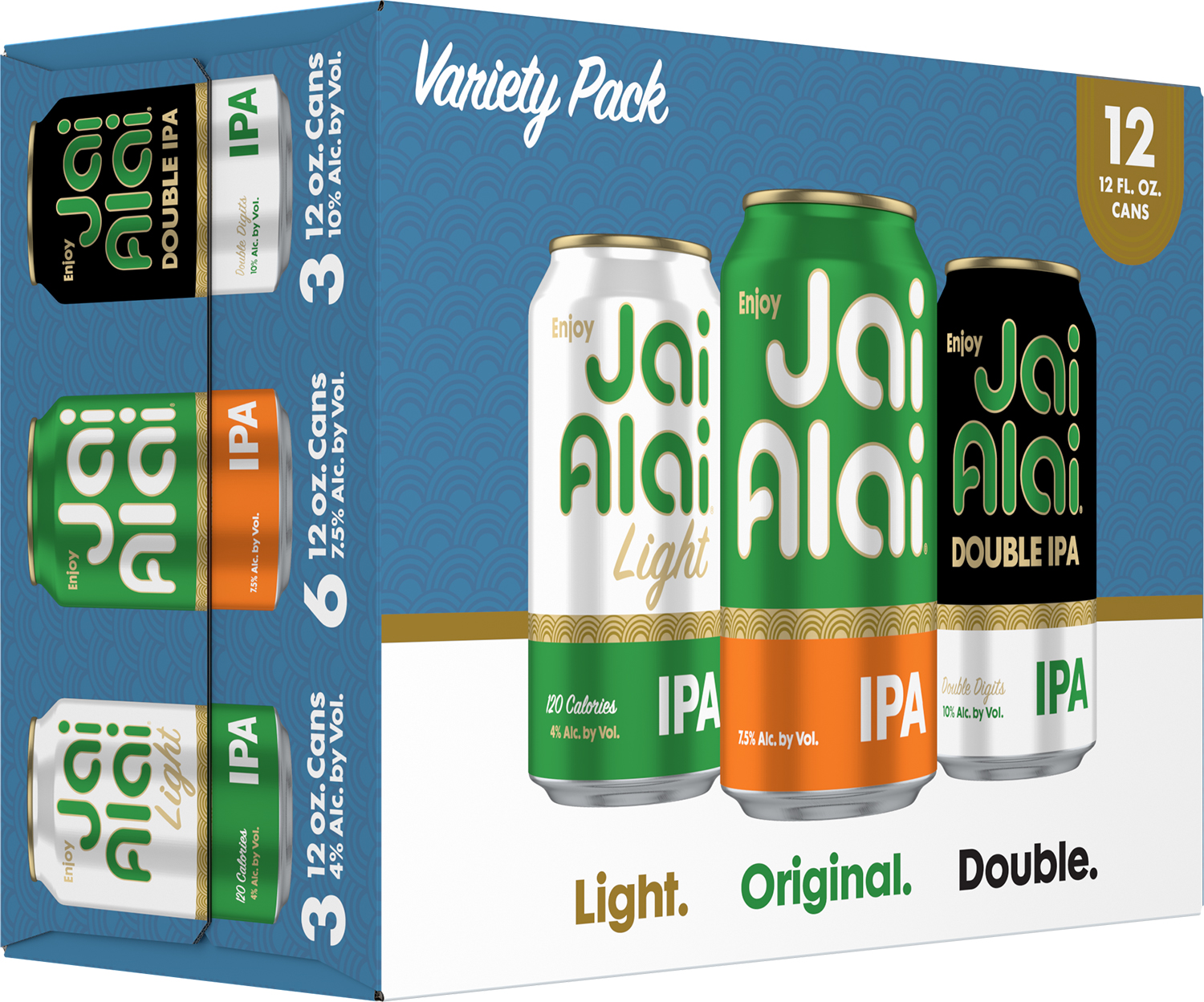 Cigar City Jai Alai Variety Pack | 12 pack of 12 oz Can