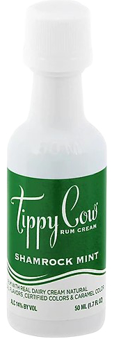 Tippy Cow Shamrock Mint Rum Cream Liqueur | 50 ml Bottle
