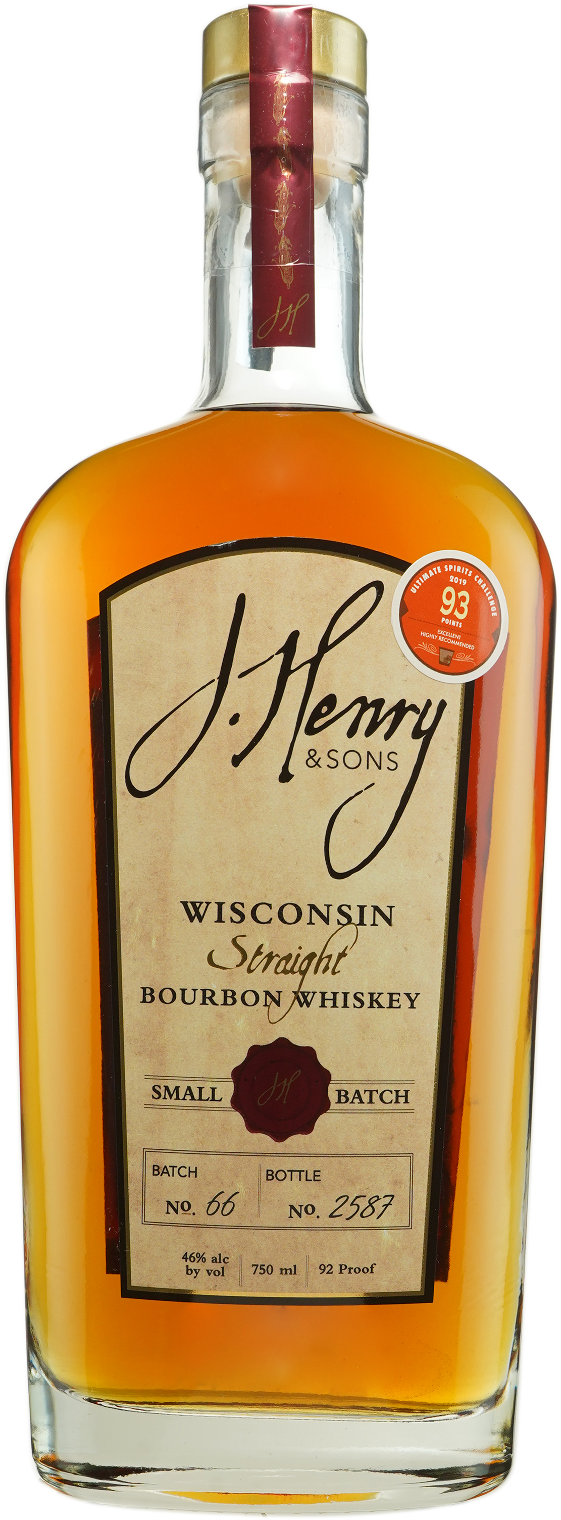J. Henry & Sons Small Batch Bourbon | 750 ml Bottle