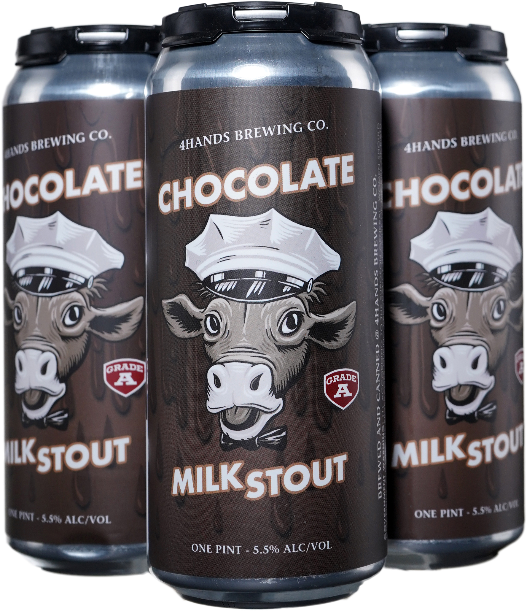 4 Hands Chocolate Milk Stout 4 Pack Of 16 Oz Can