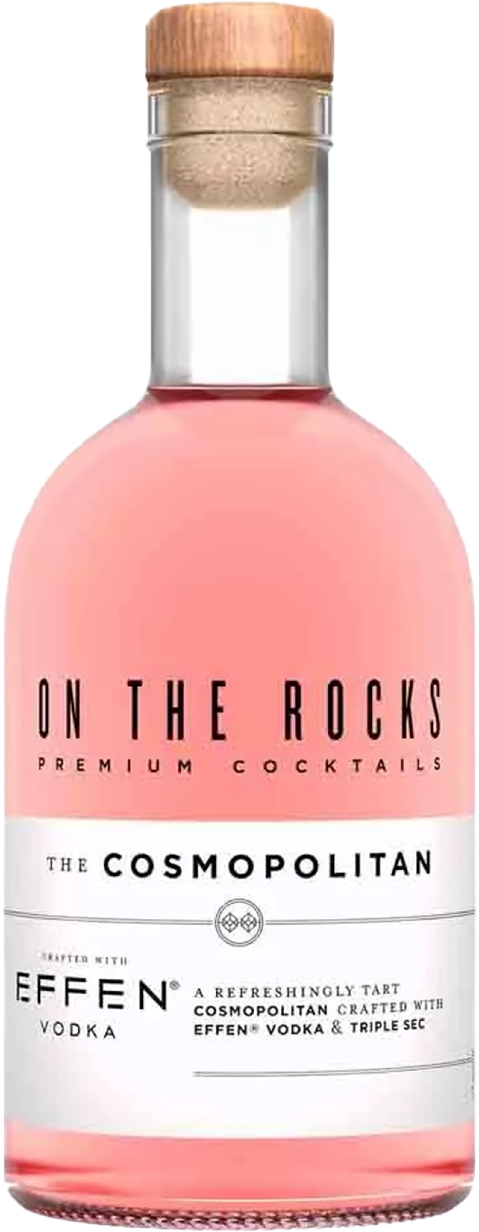 On The Rocks Premium Cocktails The Cosmopolitan Made With Effen Vodka ...