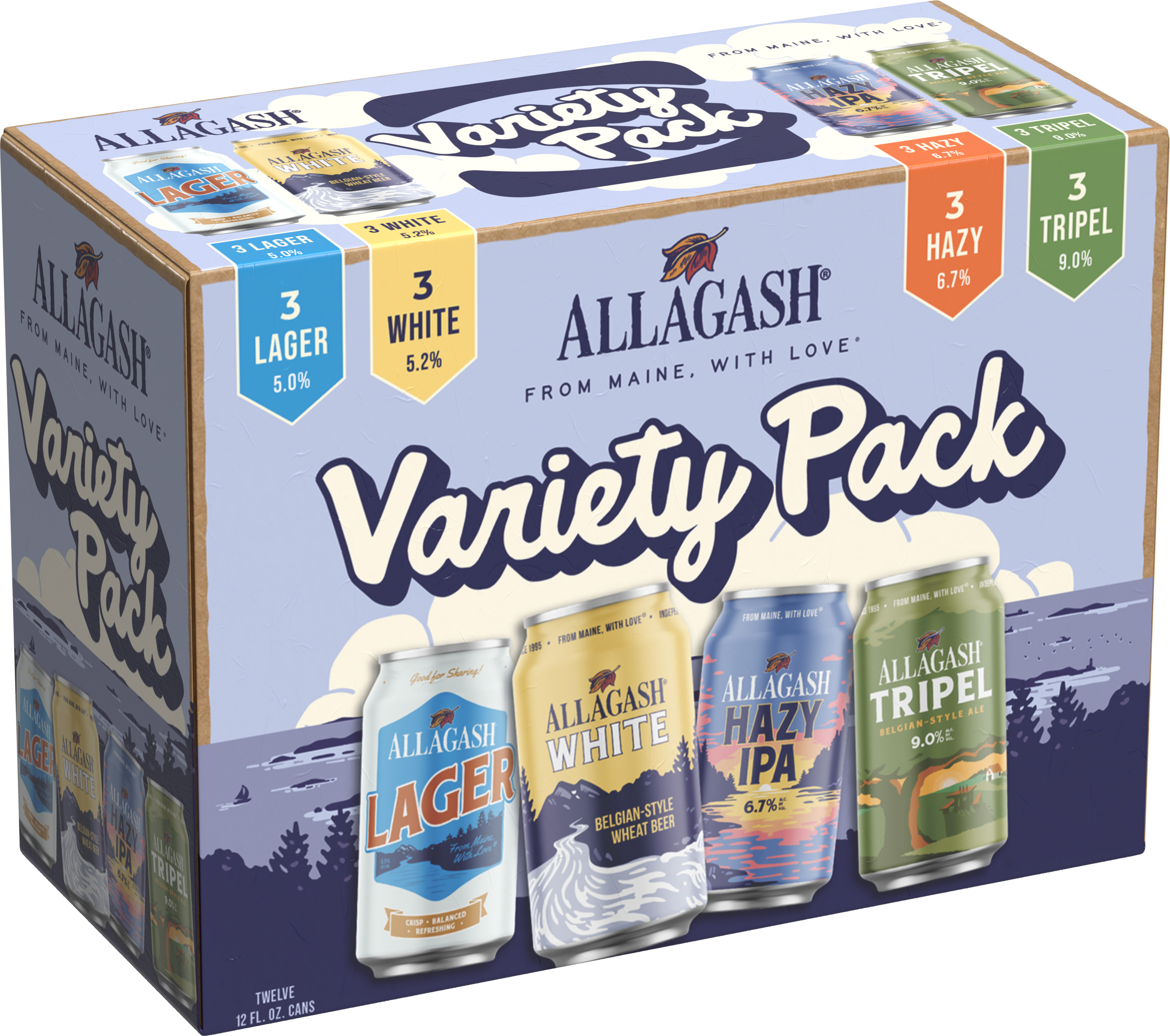 Allagash Bring Your Own Adventure Variety Pack | 12 pack of 12 oz Can