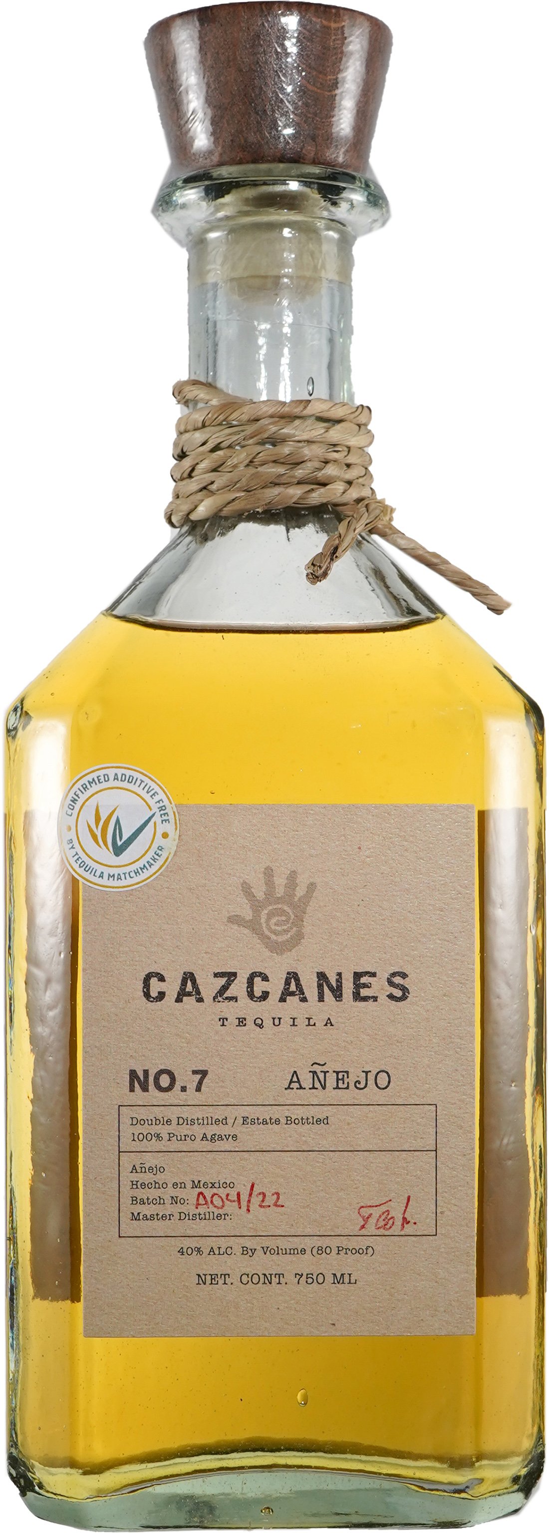 Cazcanes Tequila Anejo No. 7 | 750 ml Bottle