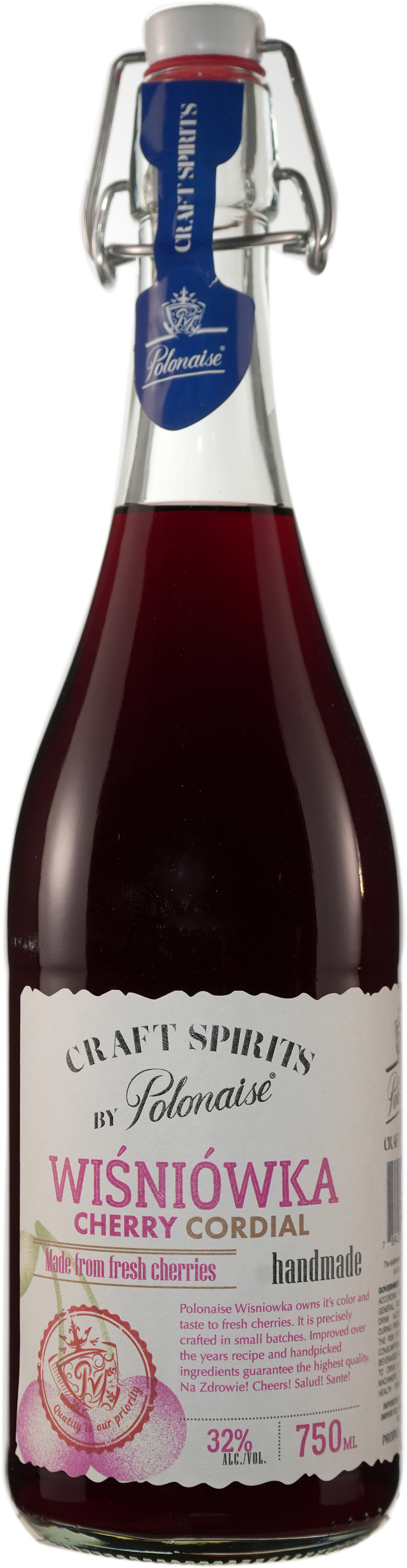 Polonaise Craft Spirits Wisniowka Cherry Liqueur | 750 ml Bottle