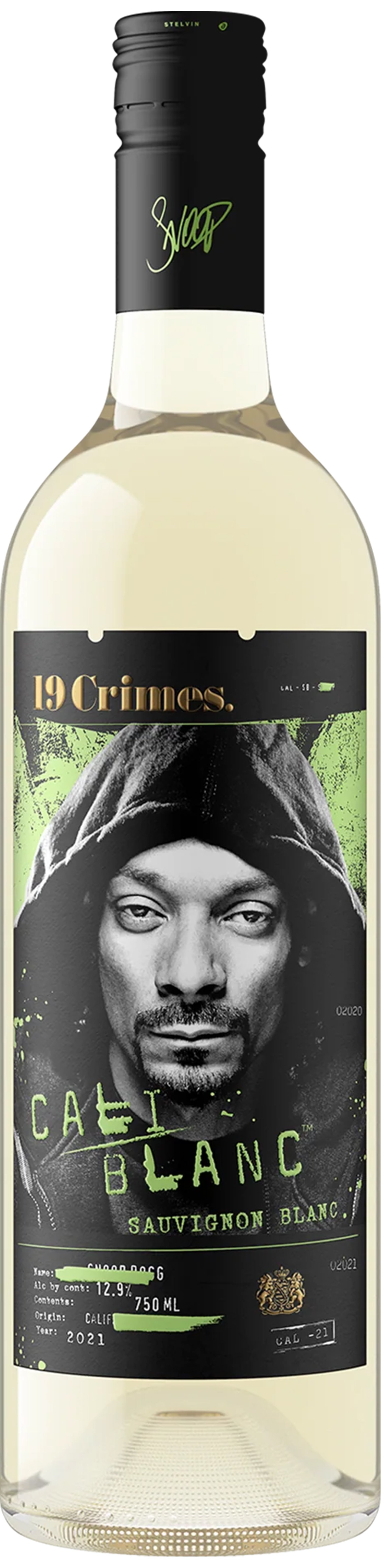 19 Crimes Snoop Dogg Cali Blanc | 750 ml Bottle