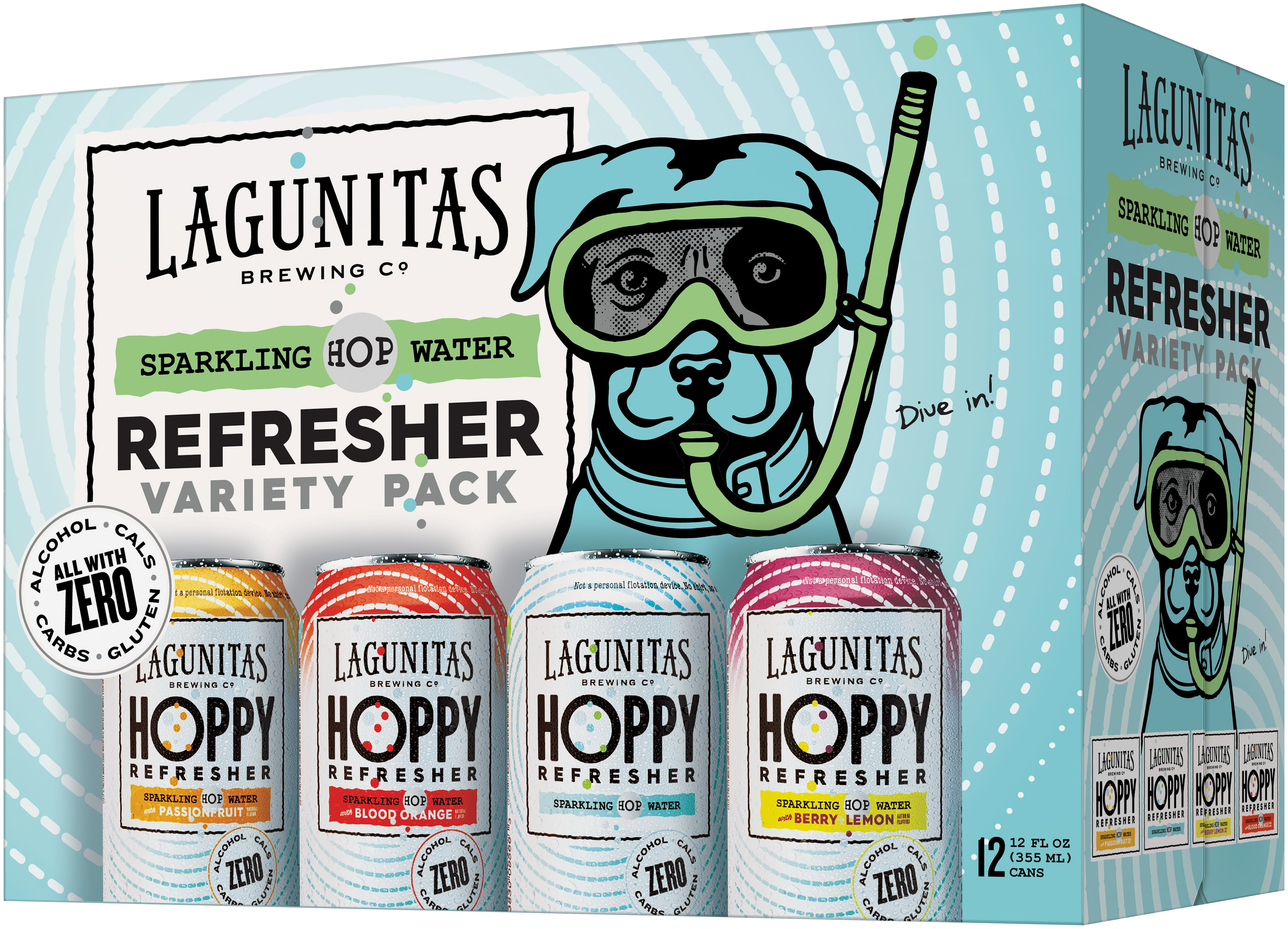 Lagunitas Hoppy Refresher Variety | 12 pack of 12 oz Can