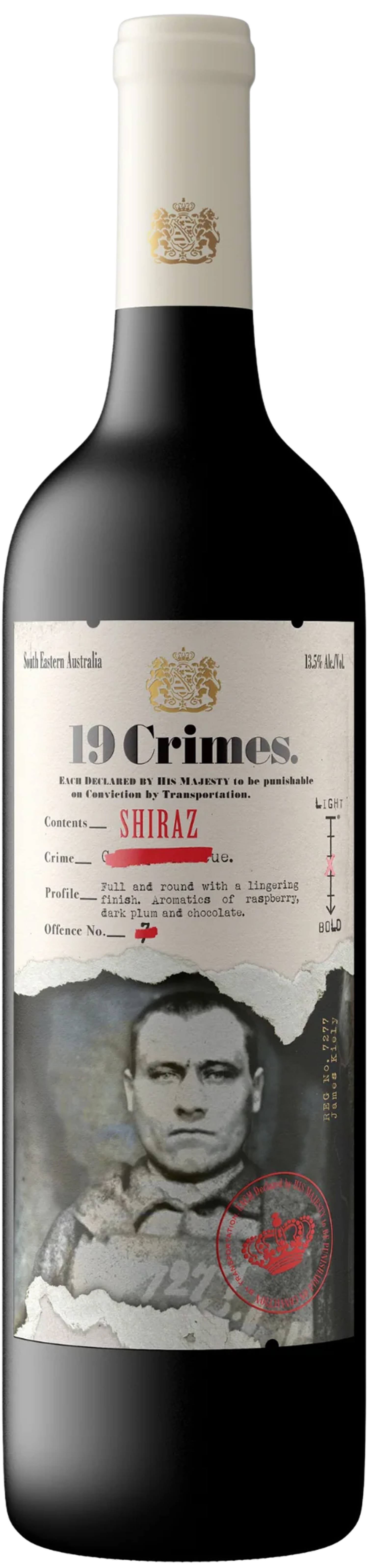 19 Crimes Shiraz 2021 | 750 ml Bottle