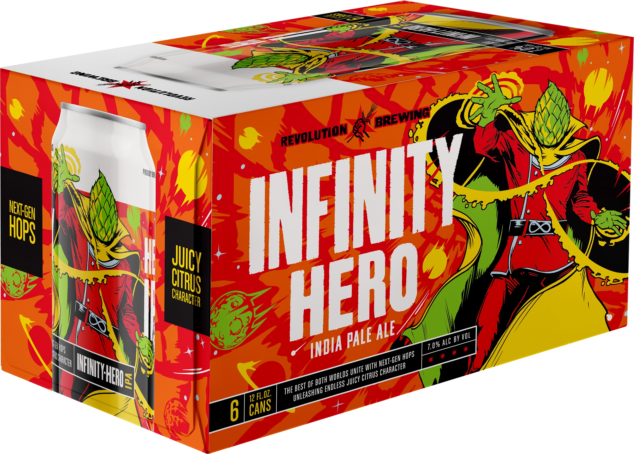 Revolution Infinity Hero | 12 pack of 12 oz Can