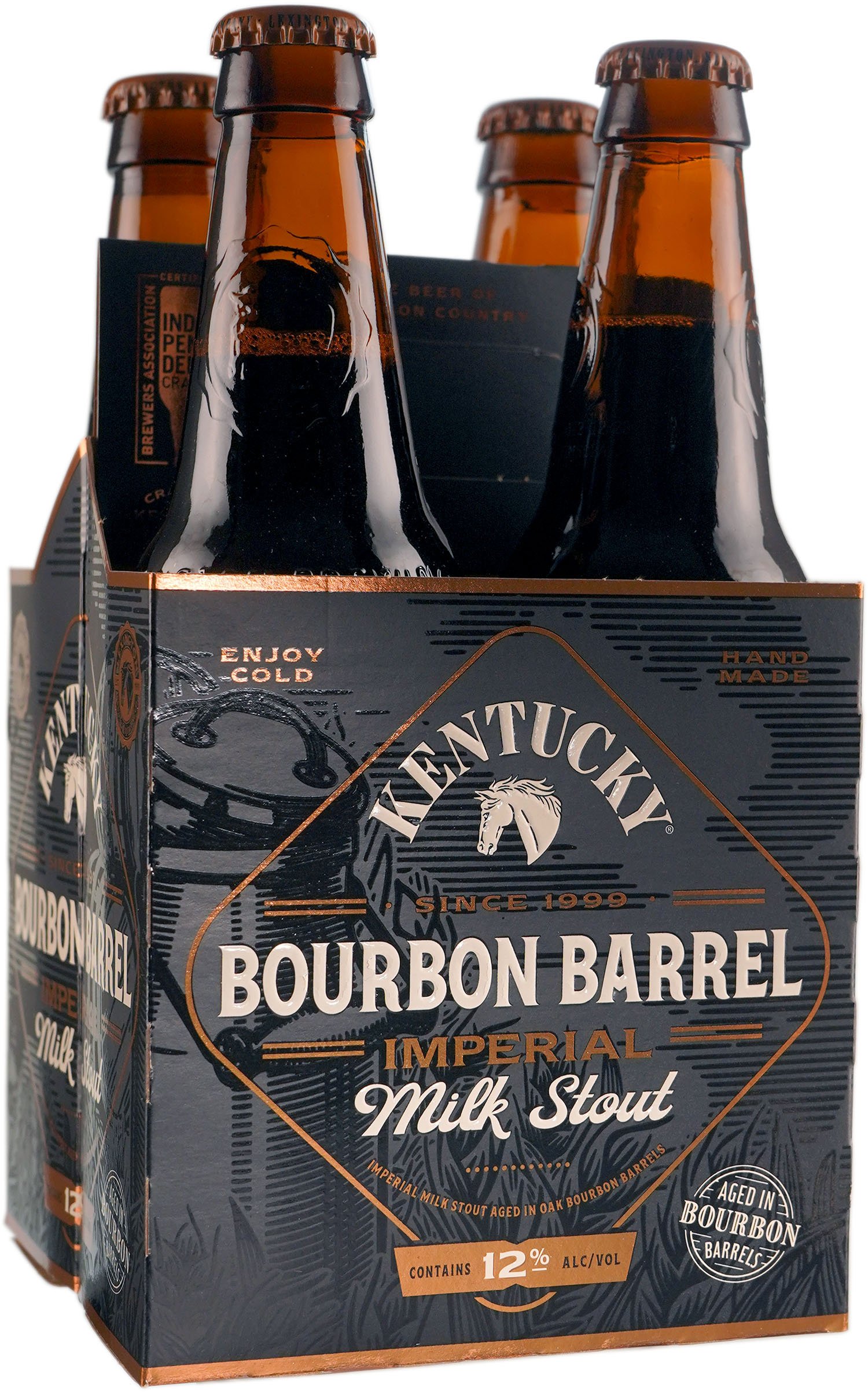 Lexington Brewing Kentucky Bourbon Barrel Ale | 4 pack of 12 oz Bottle