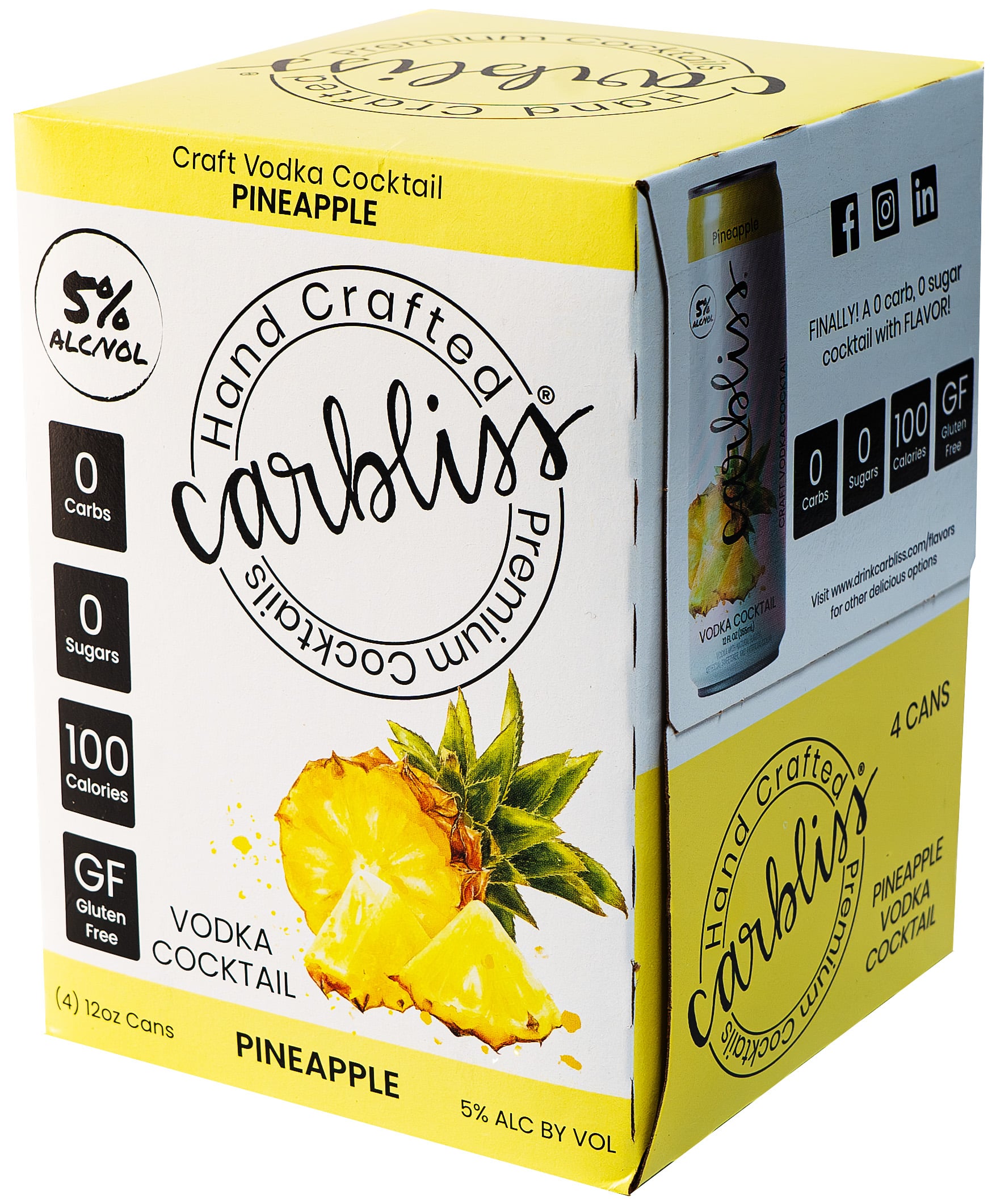 Carbliss Cocktail Collection Variety 8 Pack Cans | 8 pack of 12 oz Can