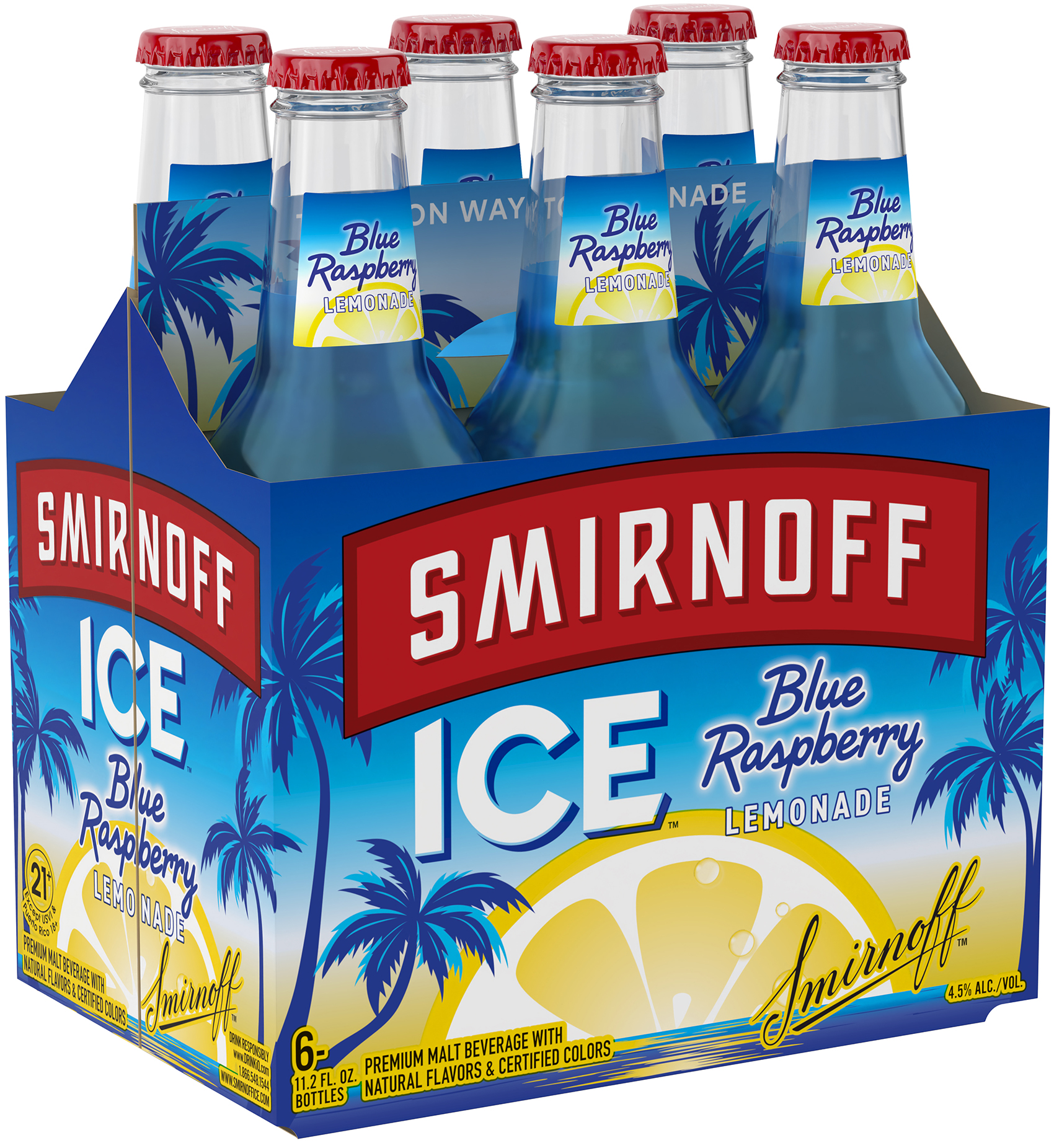 Smirnoff Blue Raspberry Lemonade Vodka | 750 ml Bottle