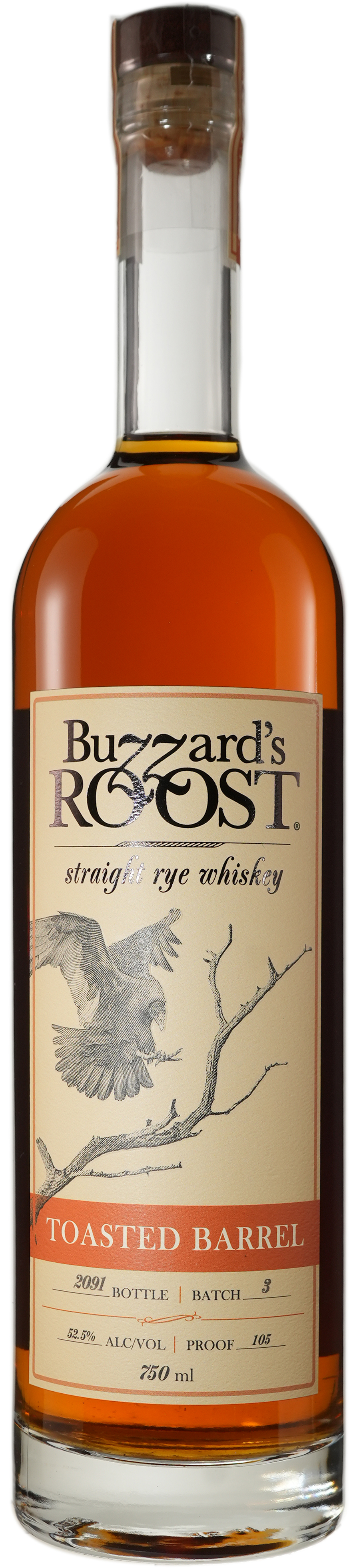 Buzzard's Roost Barrel Strength Straight Bourbon | 750 ml Bottle