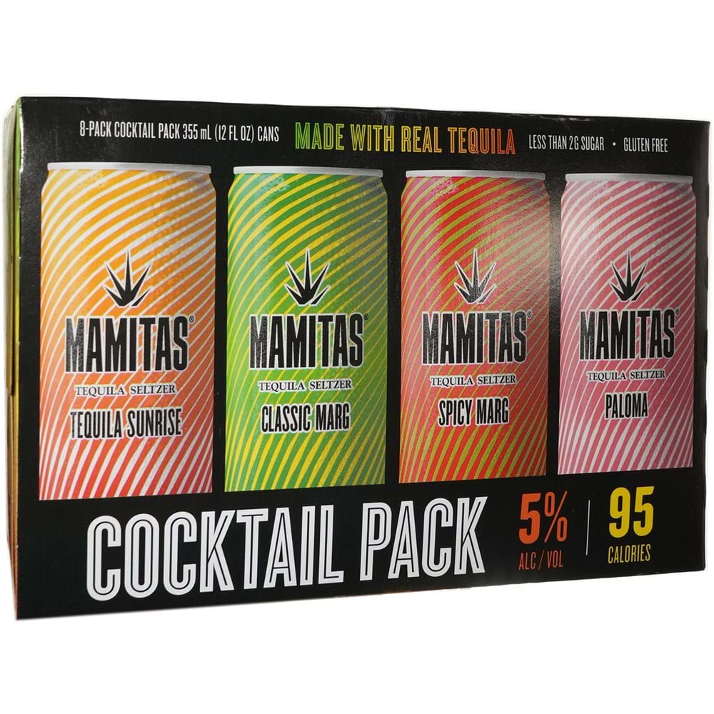 Mamitas Variety Cocktails 8 Pack Cans | 8 pack of 12 oz Can