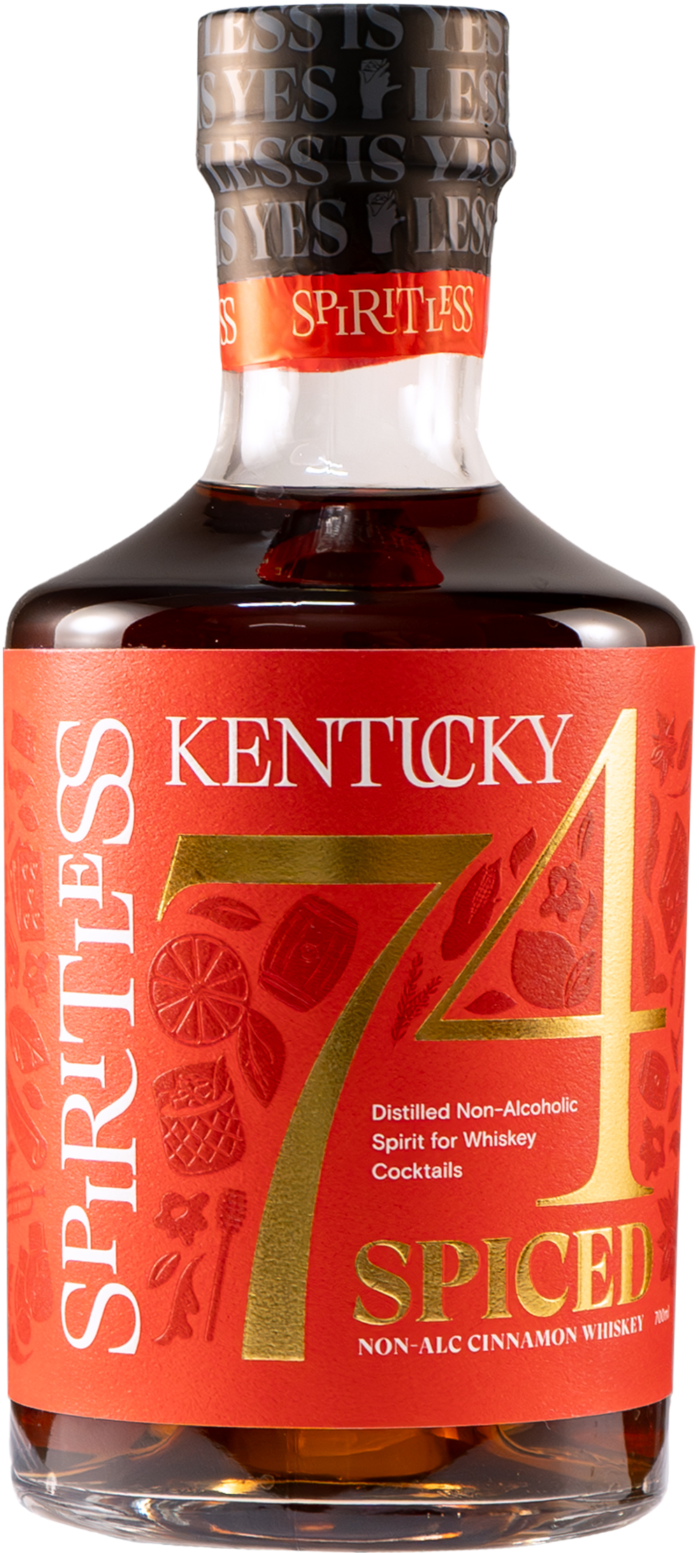 Spiritless Kentucky 74 Spiced Distilled Non-Alcoholic Spirit for ...