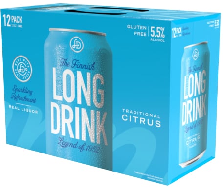 The Long Drink Company Zero Cocktail 6 Pack Cans | 6 pack of 12 oz Can