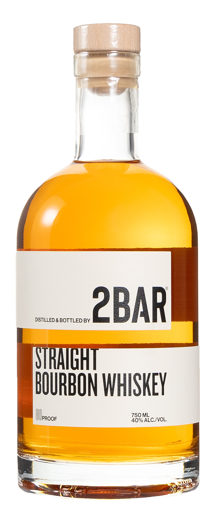2Bar Spirits Straight Bourbon Whiskey | 750 ml Bottle 2Bar Spirits Straight Bourbon Whiskey | 750 ml Bottle