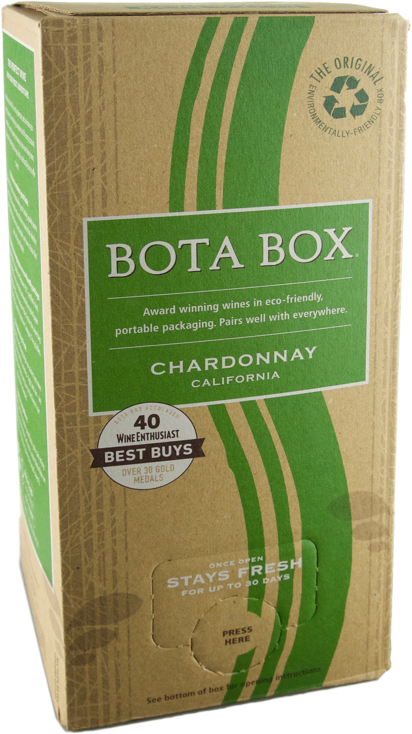 Bota Box Nighthawk Gold Chardonnay | 3 L Box
