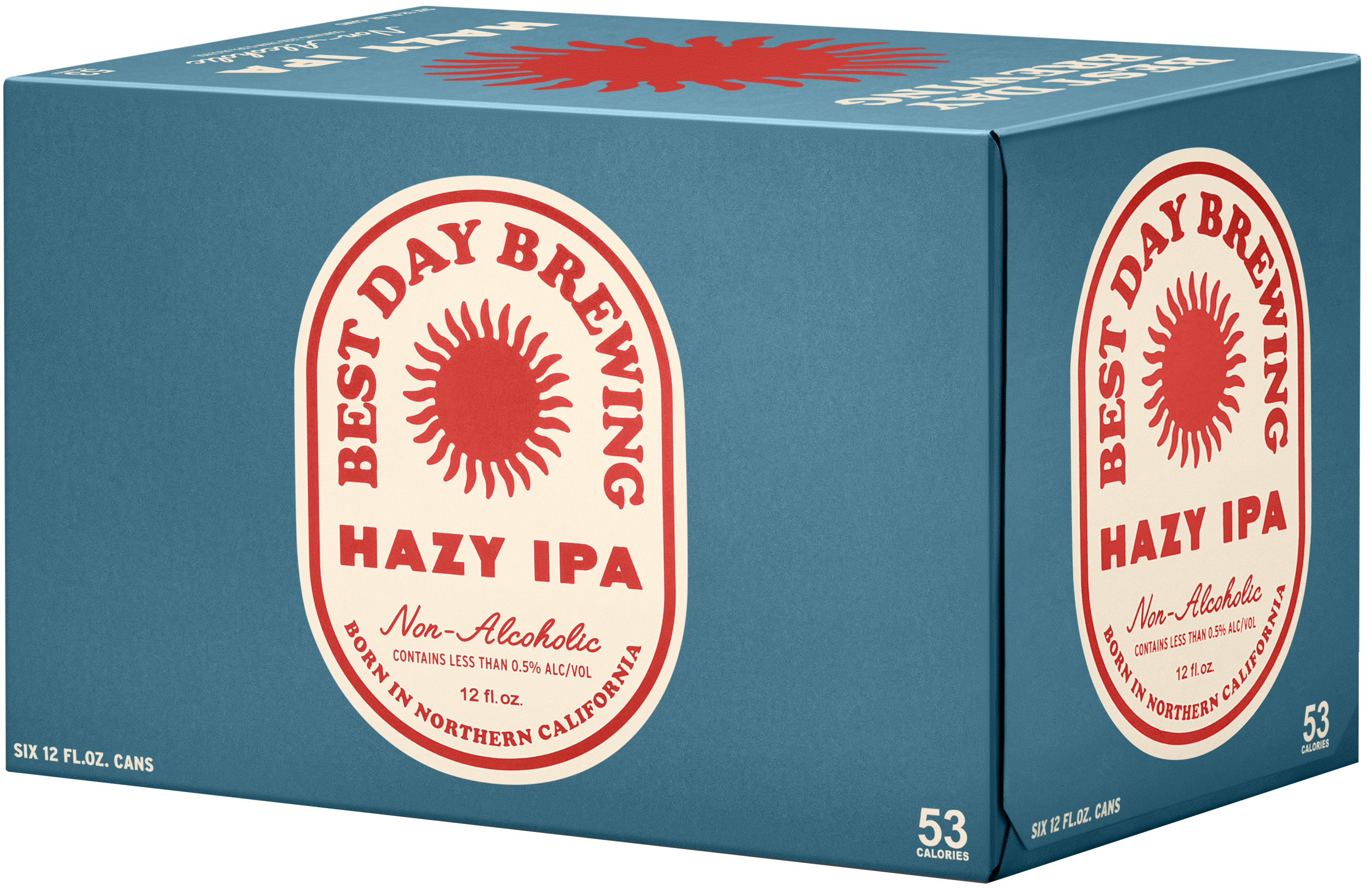 Best Day Brewing Kolsch Style Non-Alcoholic | 6 pack of 12 oz Can
