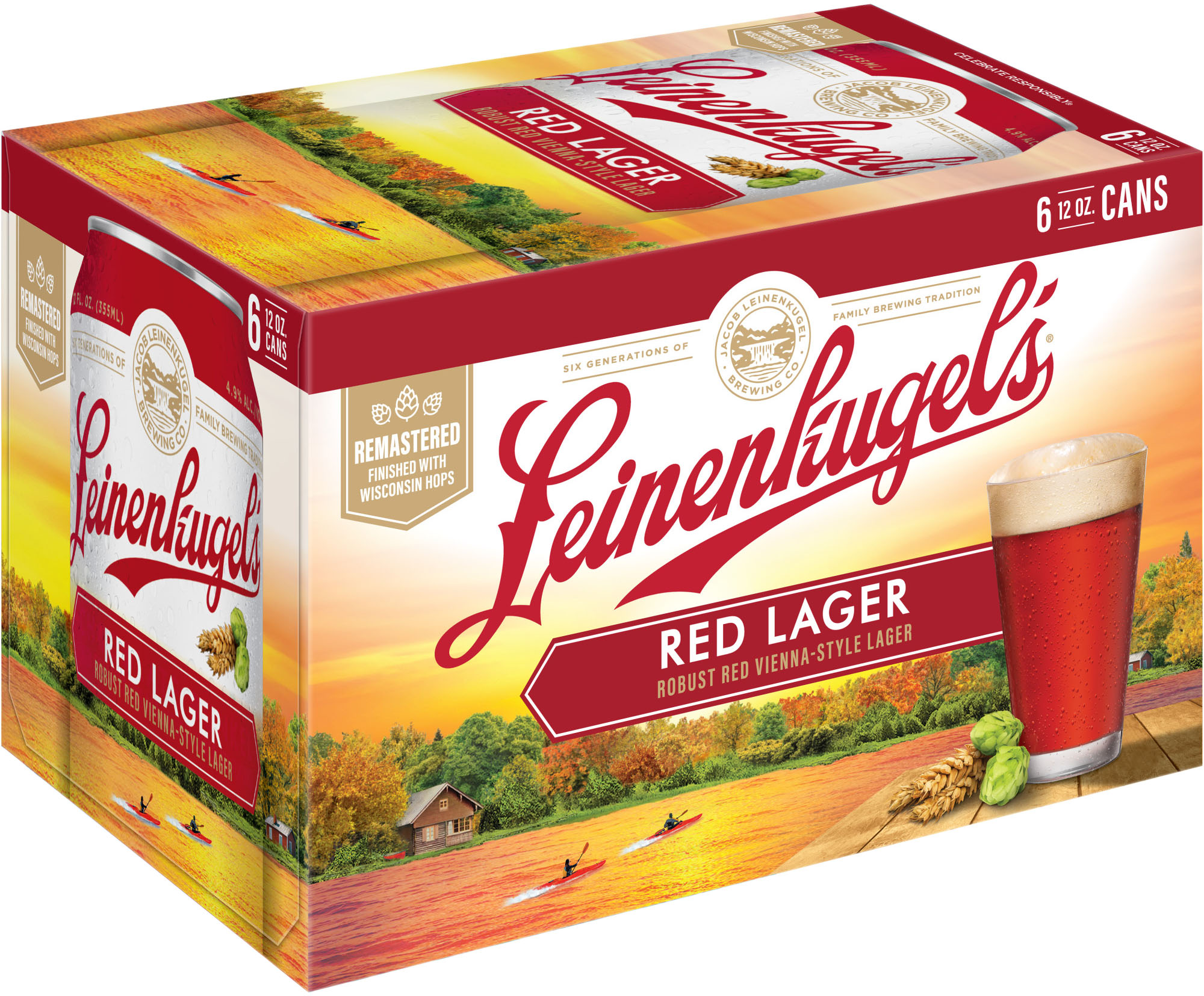 Leinenkugel's Red Lager | 6 pack of 12 oz Can