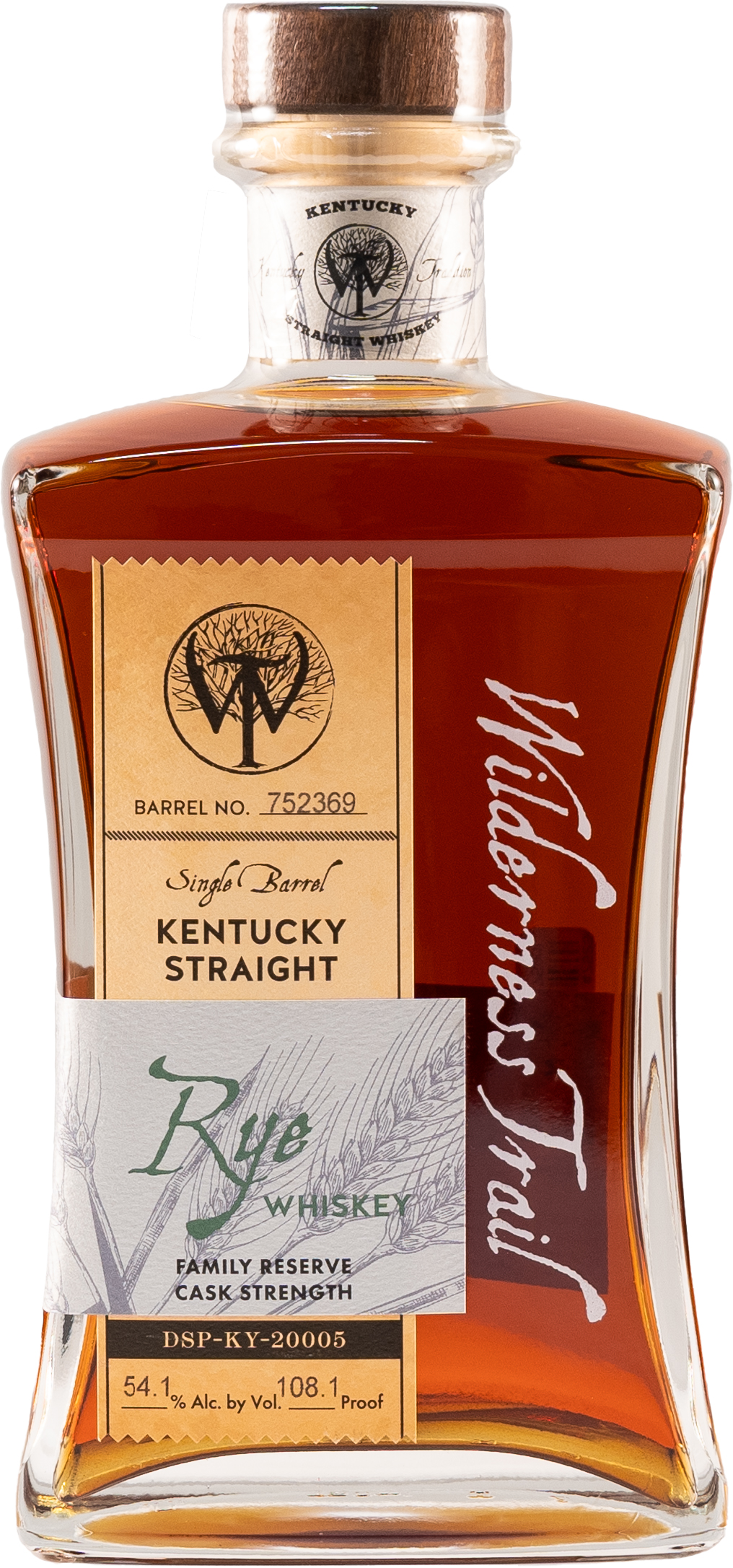 Wilderness Trail Rye Single Barrel # 752369 Binny's Handpicked | 750 ml ...