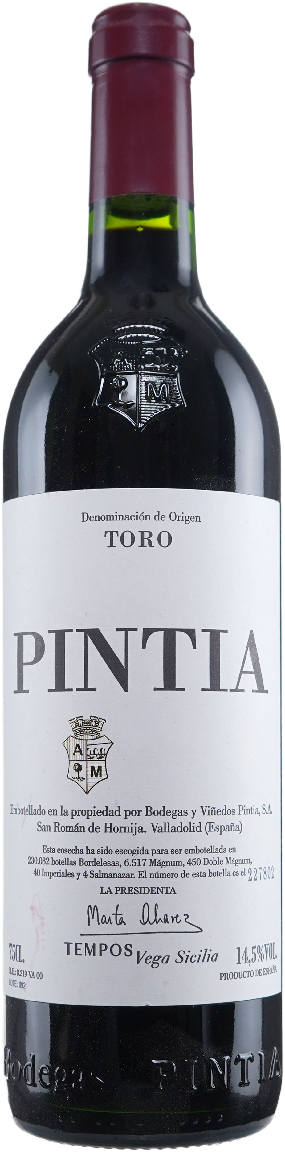 Pintia Toro 2018 | 750 ml Bottle