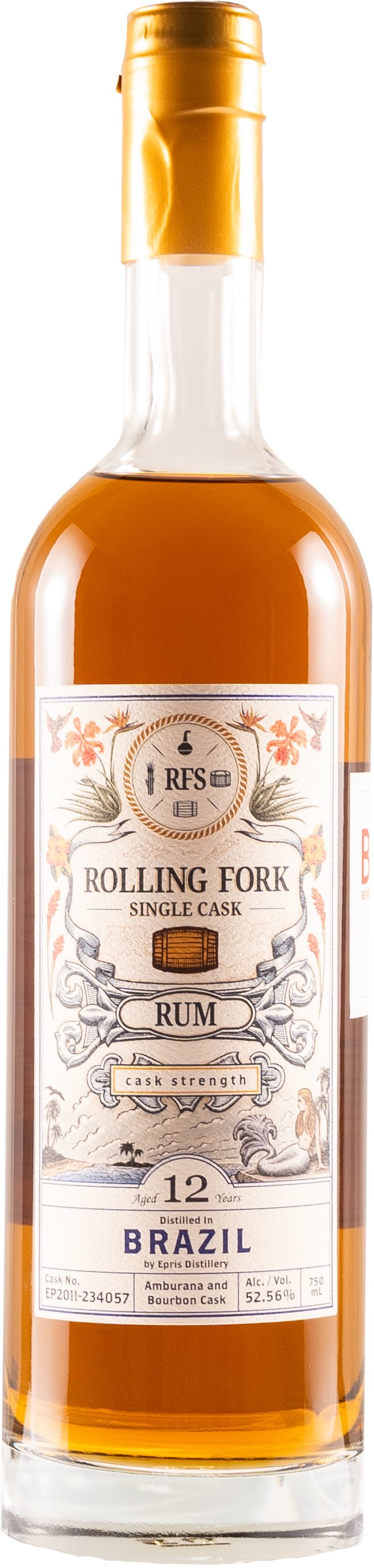 Rolling Fork 12 year old Brazilian Rum Epris # 22 4057 Binny's ...