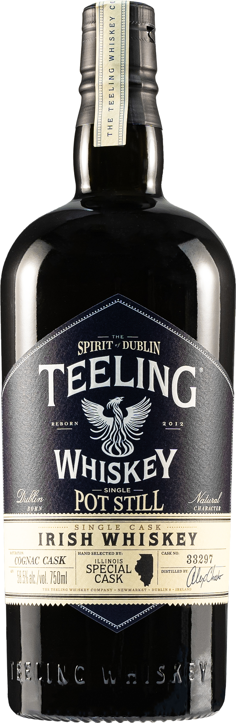 Teeling Single Pot Still finished in ex Ginger Beer Cask # 79298 Binny ...