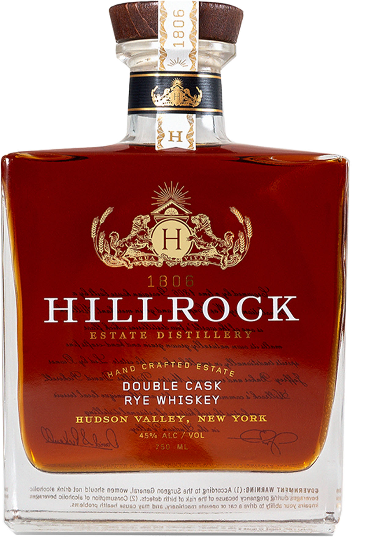 Hillrock Estate Double Cask Rye Port Cask Finish Holiday Dram 2022 ...