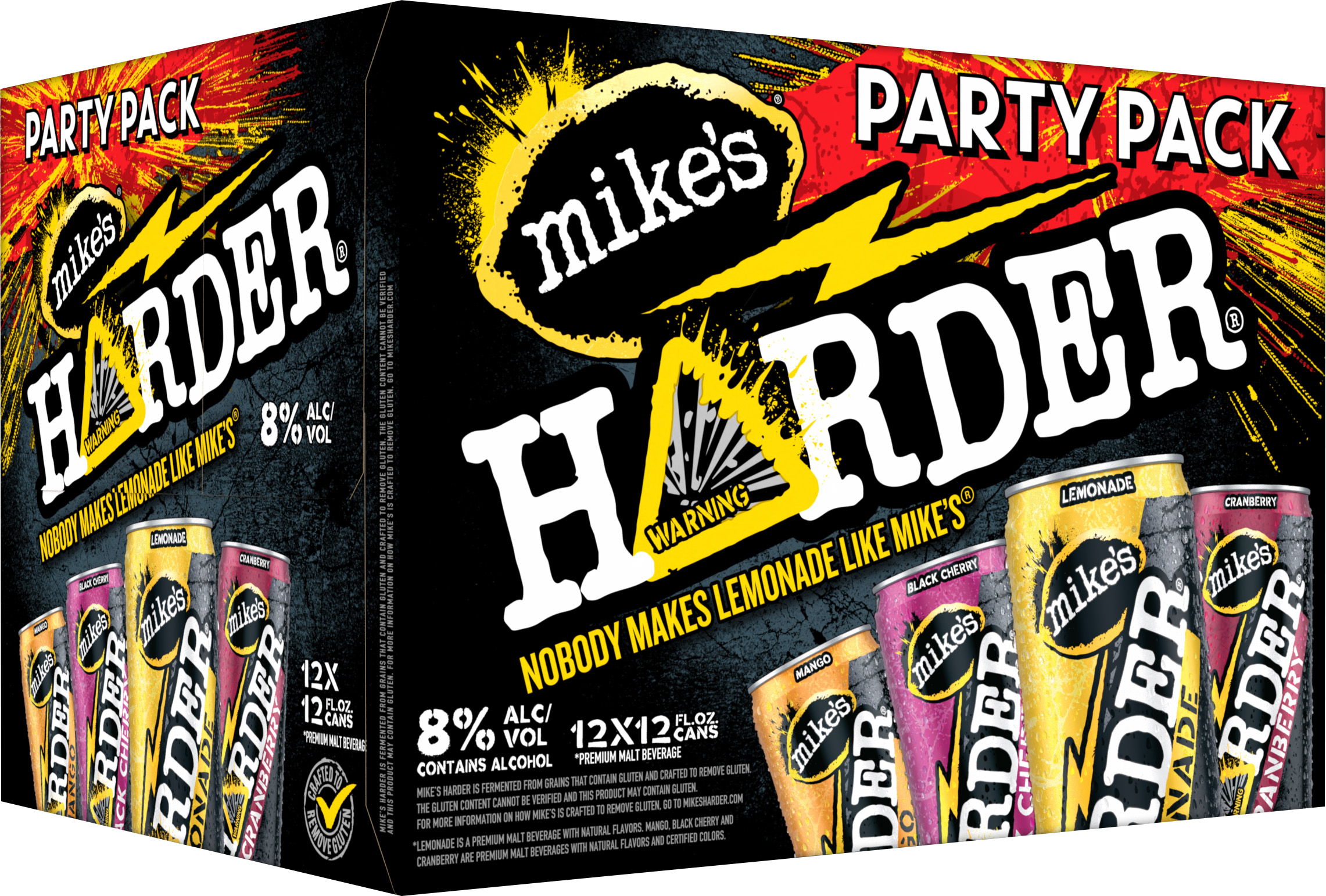Mike's Hard Lemonade Variety Pack | 12 pack of 12 oz Can