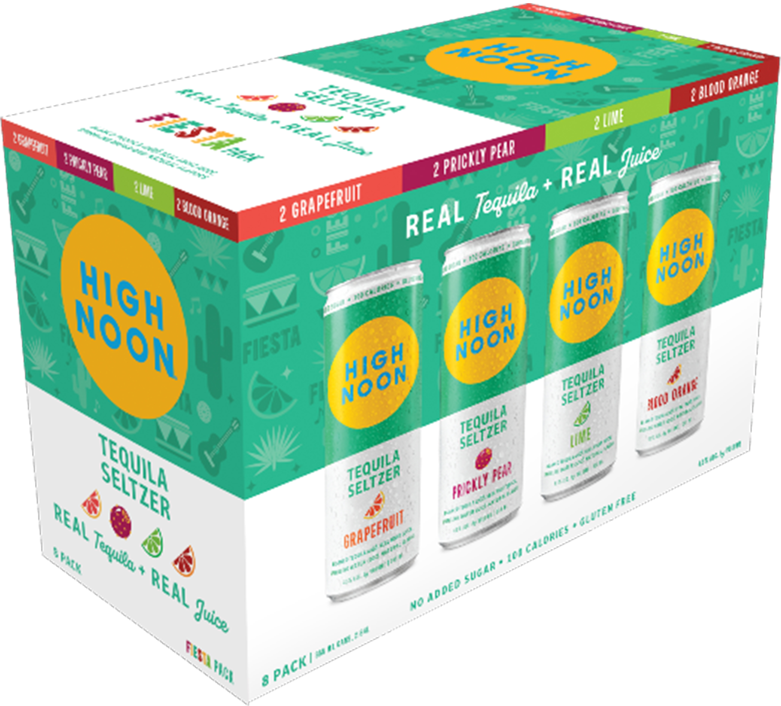 High Noon Ice Tea Variety 8 Pack Can | 8 pack of 355 ml Can