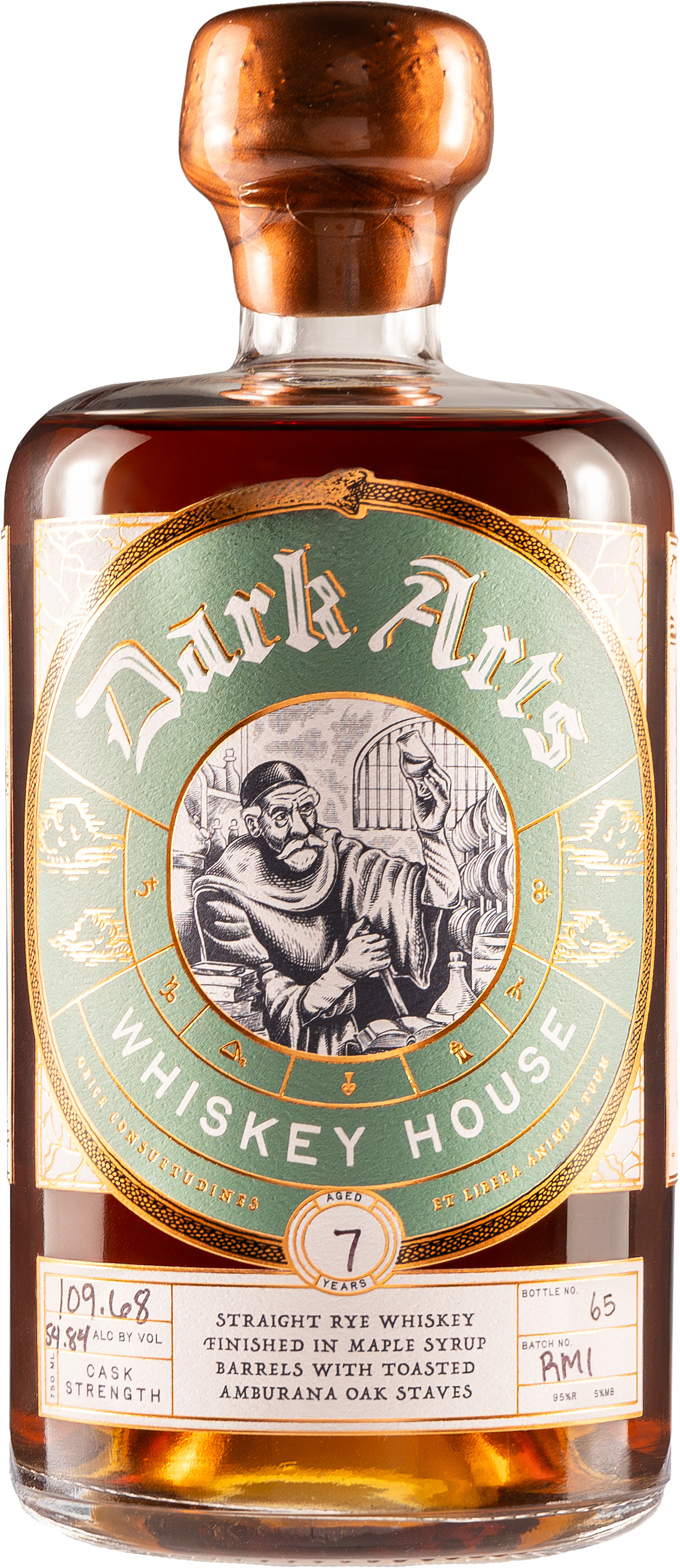 Dark Arts Whiskey House Straight Bourbon Finished with Toasted Jupilles ...