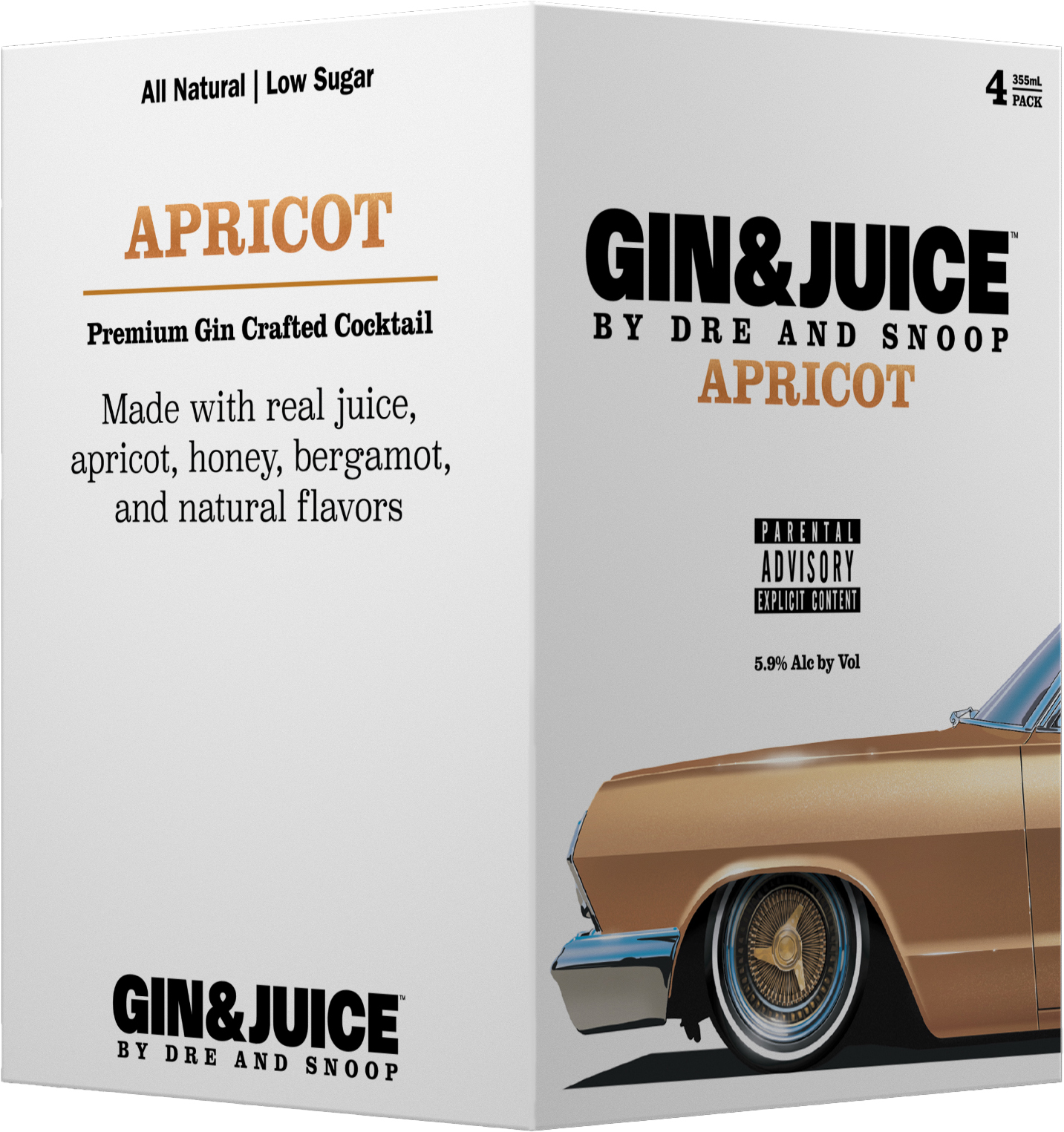 Gin & Juice Passionfruit 4 Pack Cans | 4 pack of 355 ml Can