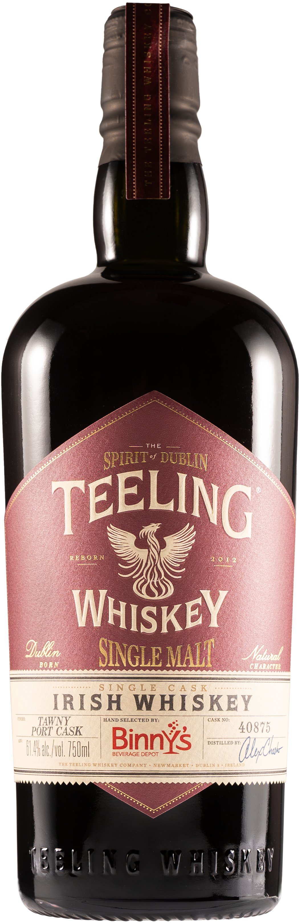 Teeling Single Pot Still finished in ex Ginger Beer Cask # 79298 Binny ...