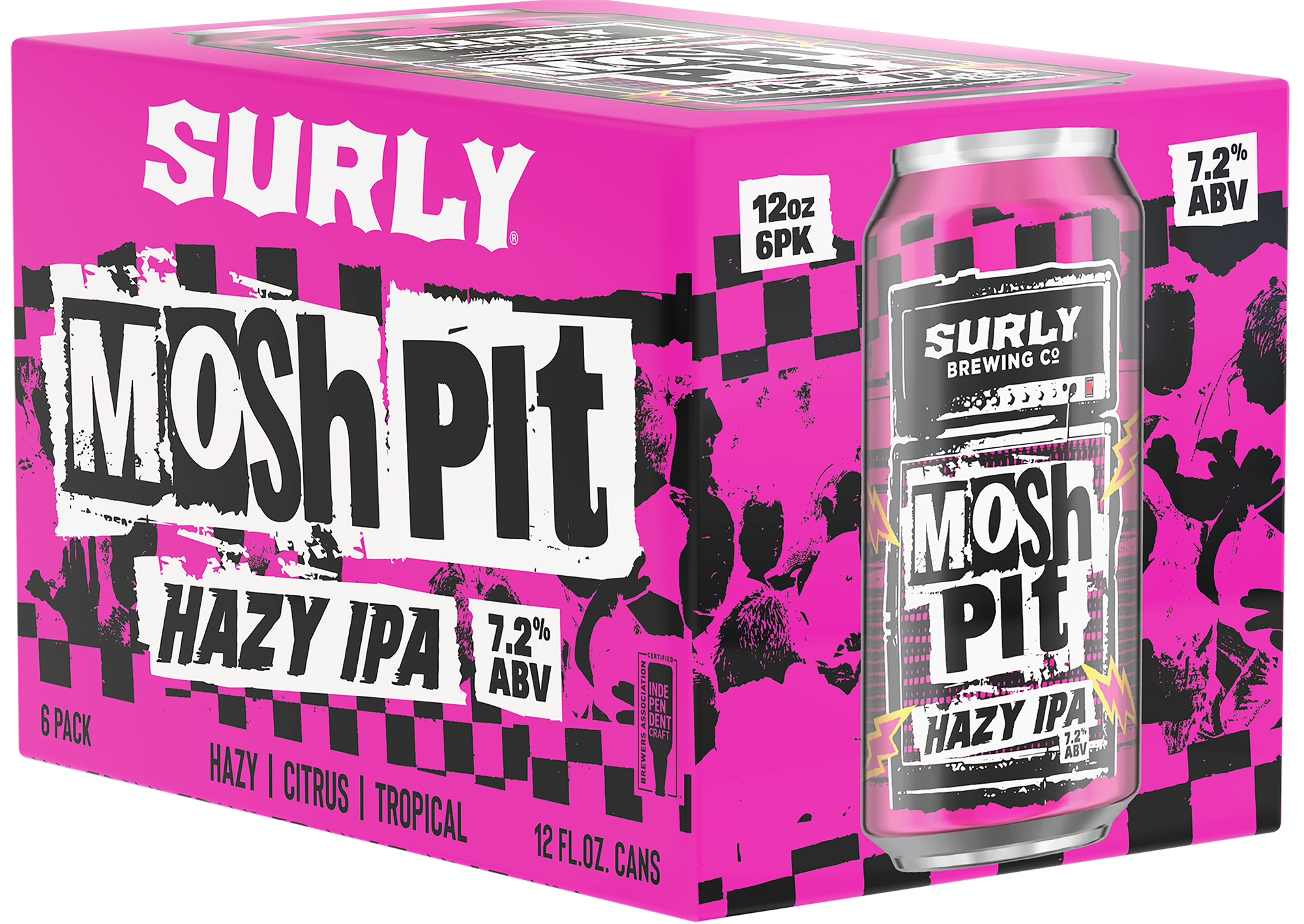 Surly Mosh Pit Imperial IPA | 6 pack of 12 oz Can