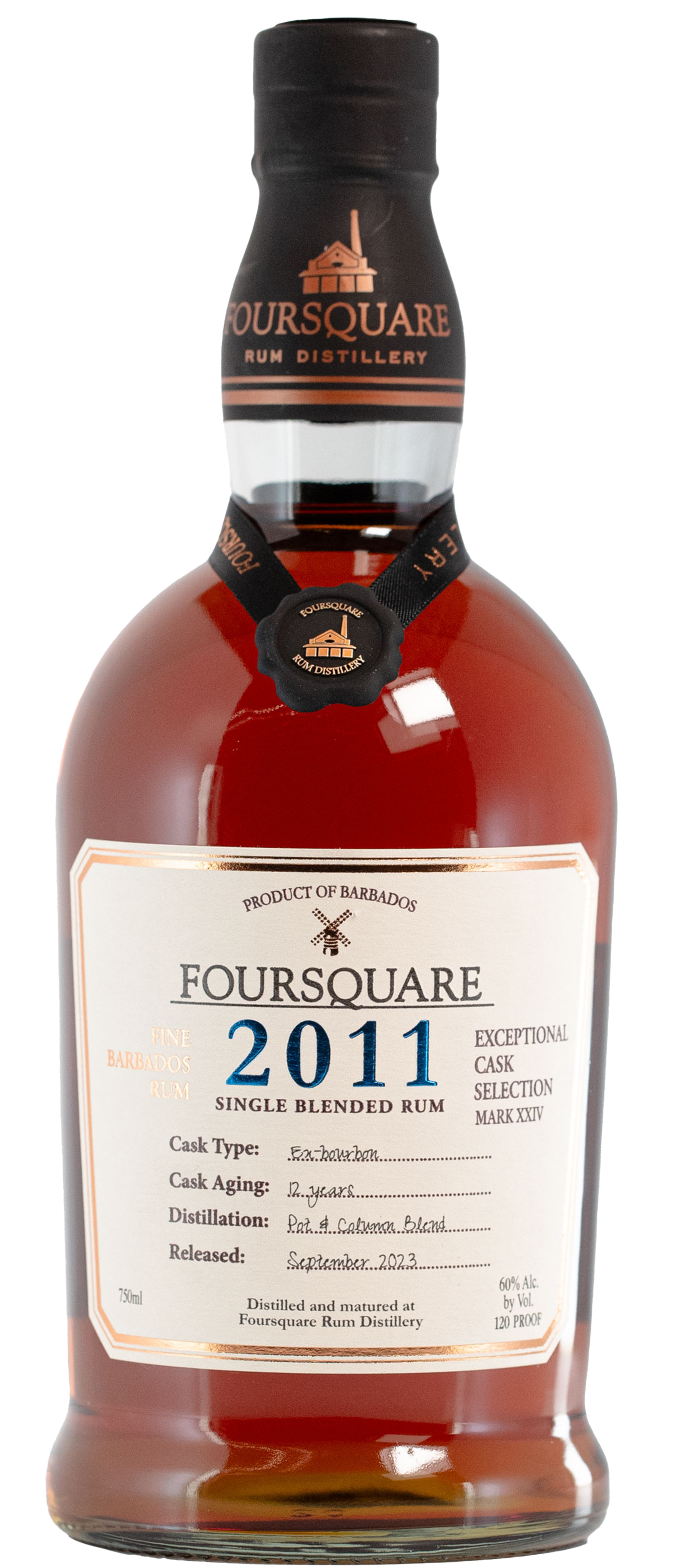 Foursquare Rum Distillery Single Blended Rum Aged 12 years in ex ...