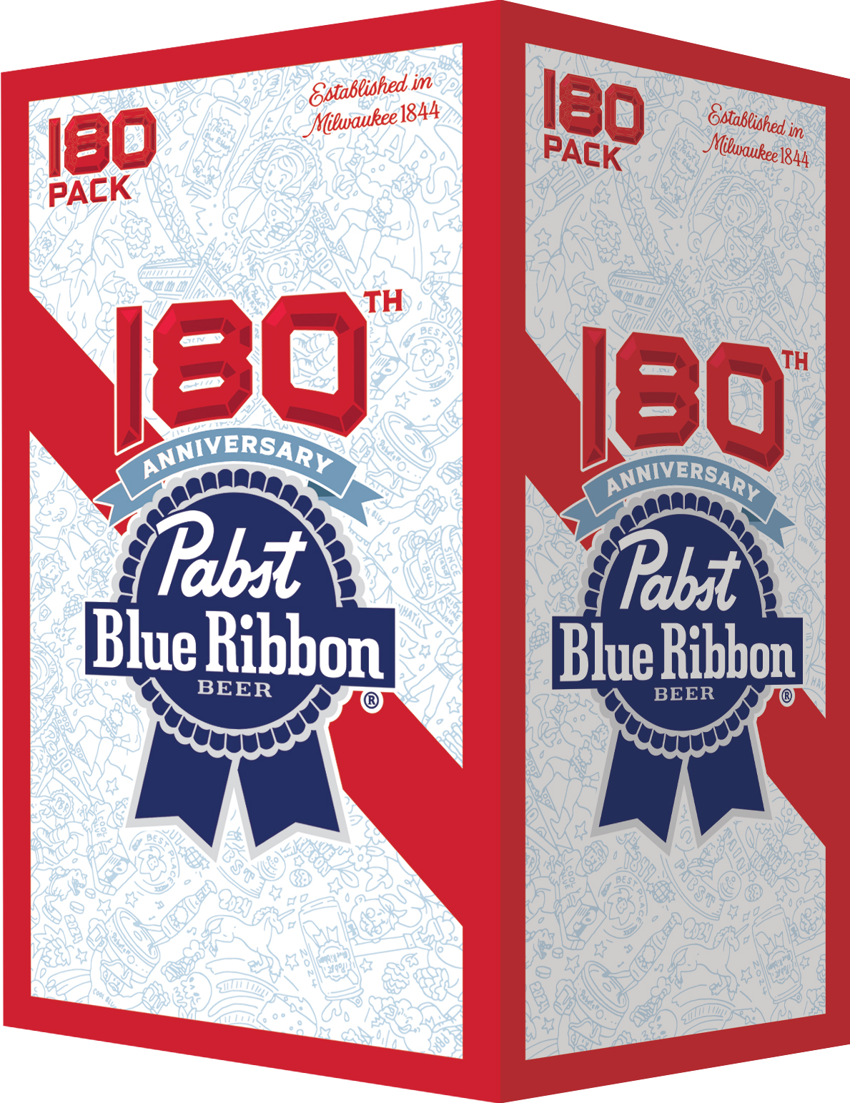 Pabst Blue Ribbon Can Label