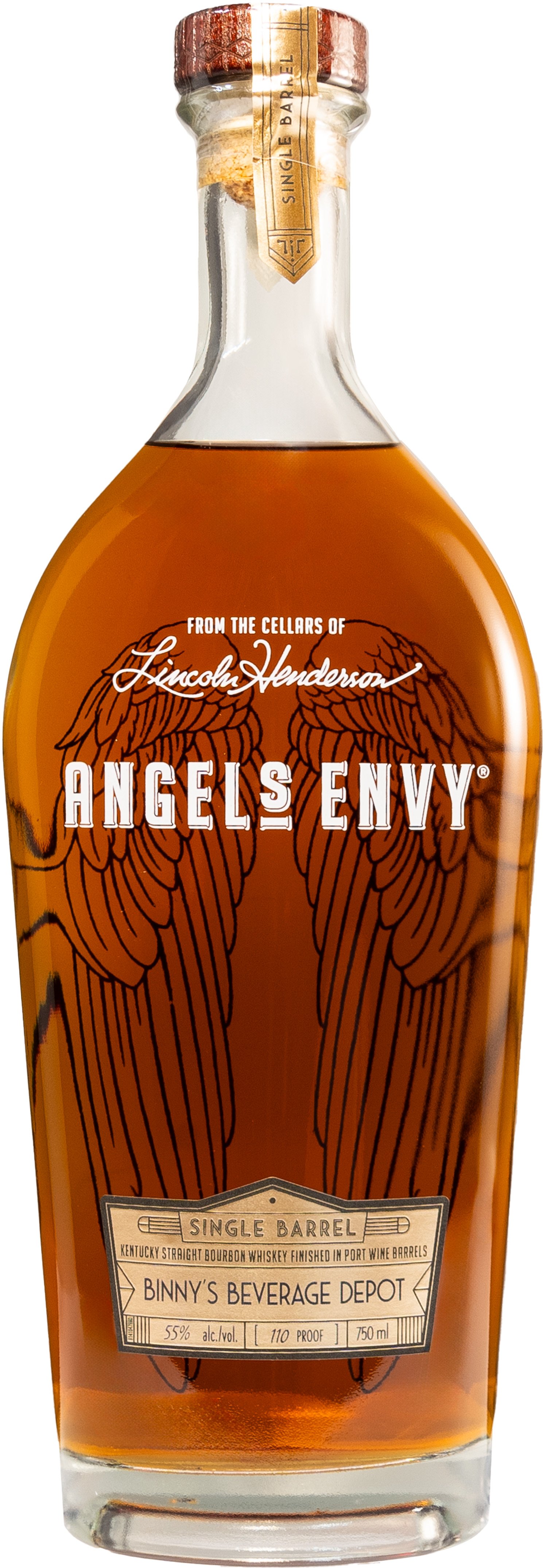 Angel's Envy Bourbon Barrel Select # 231095 Binny's Handpicked | 750 ml ...